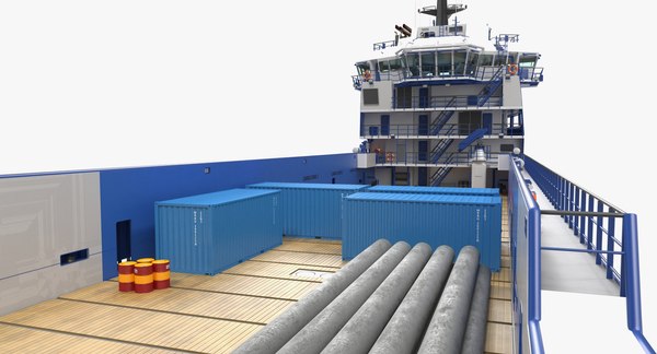 Platform supply vessel cargo 3D - TurboSquid 1294445