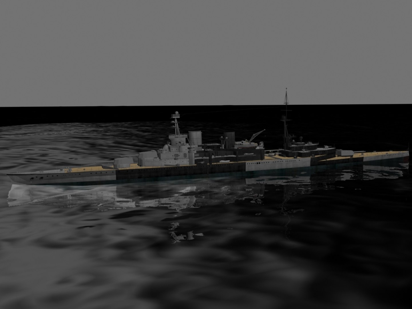 3ds Max Hms Repulse Ships