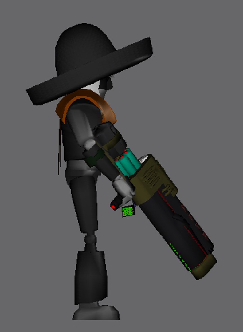 free gmax gun 3d model