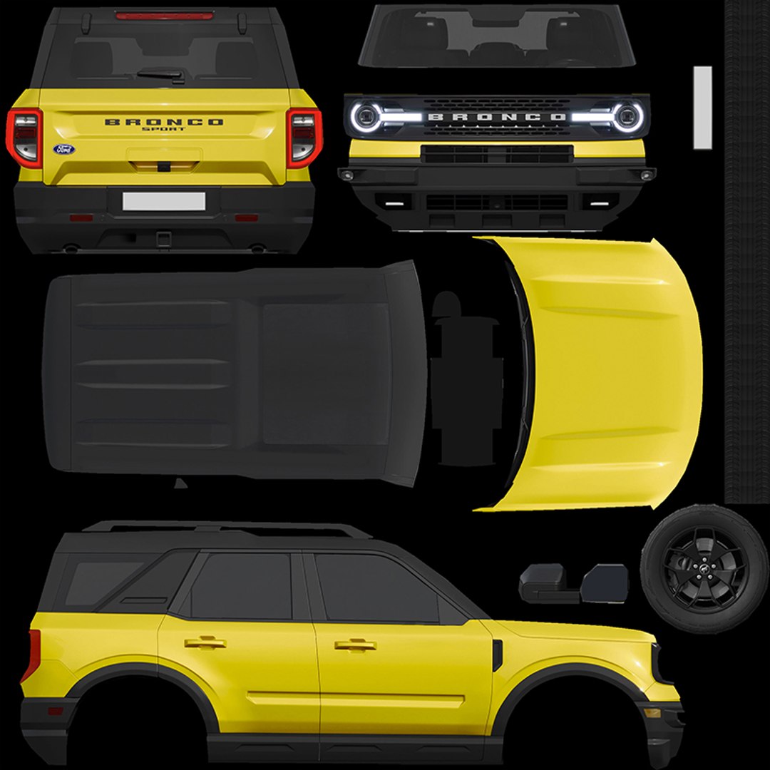 Ford Bronco 2023 3D - TurboSquid 2149442
