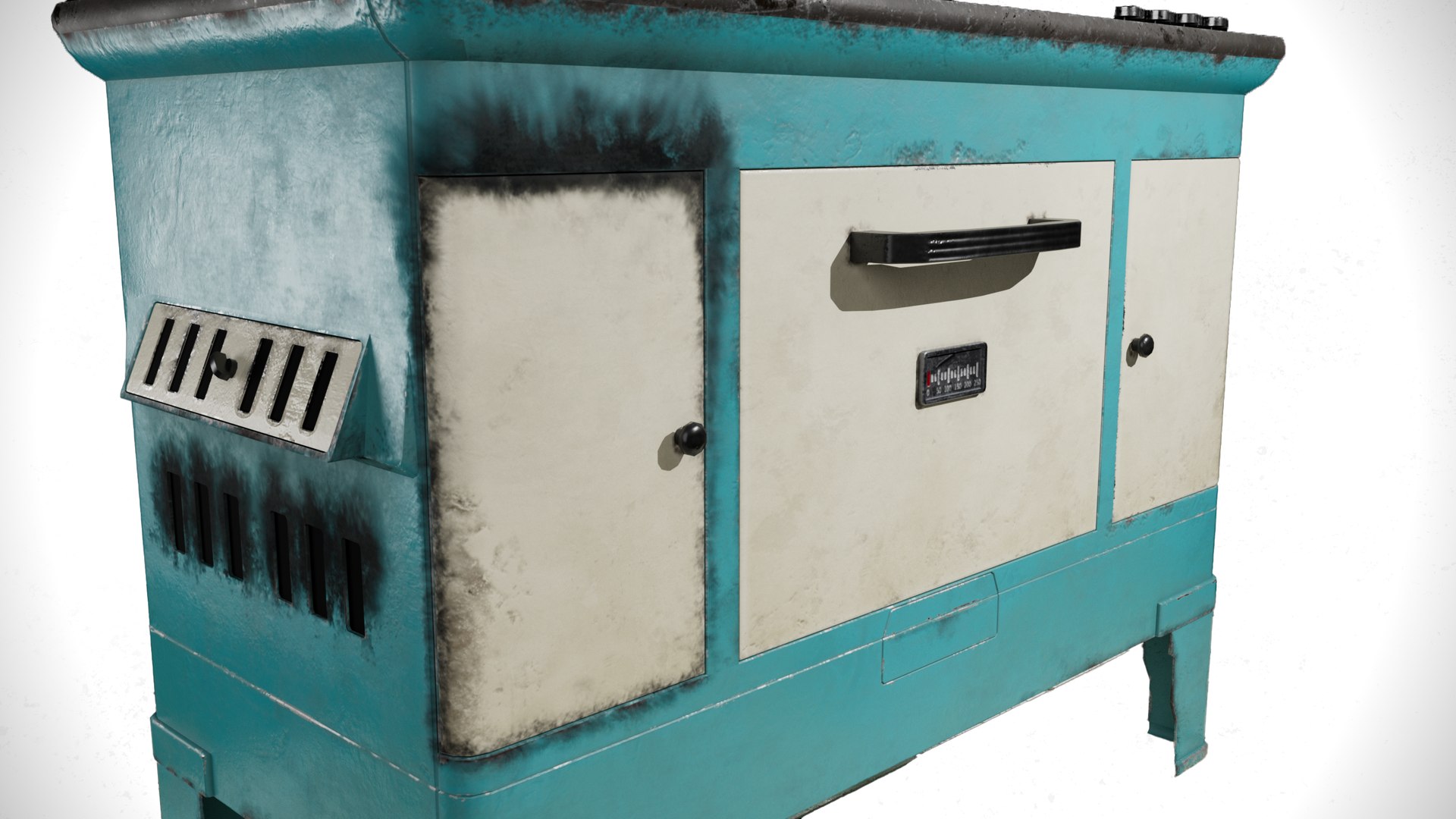 Old Oven 3D Model - TurboSquid 2314162