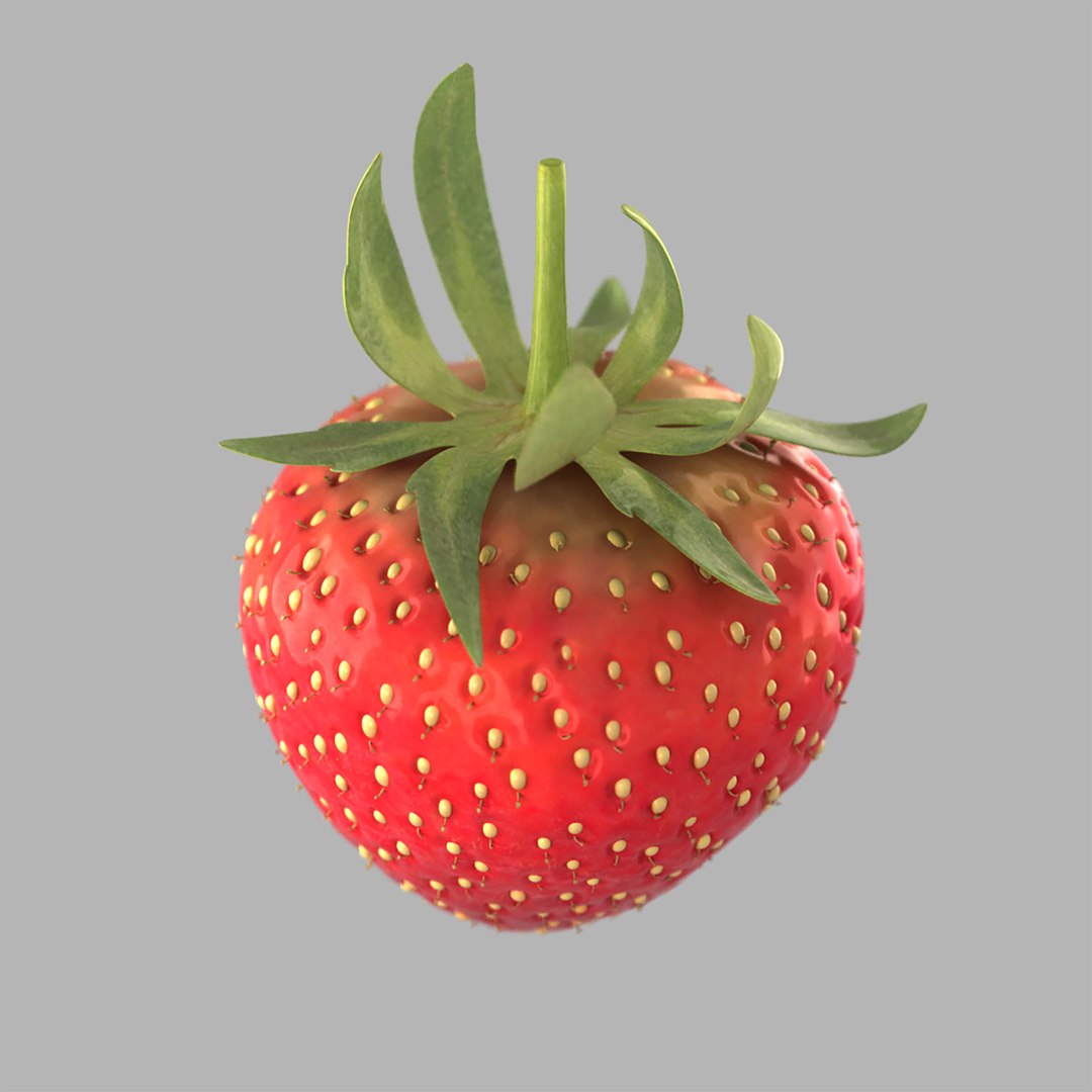Strawberry 3D Model - TurboSquid 1844383