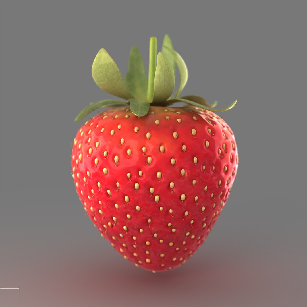 Strawberry 3D Model - TurboSquid 1844383