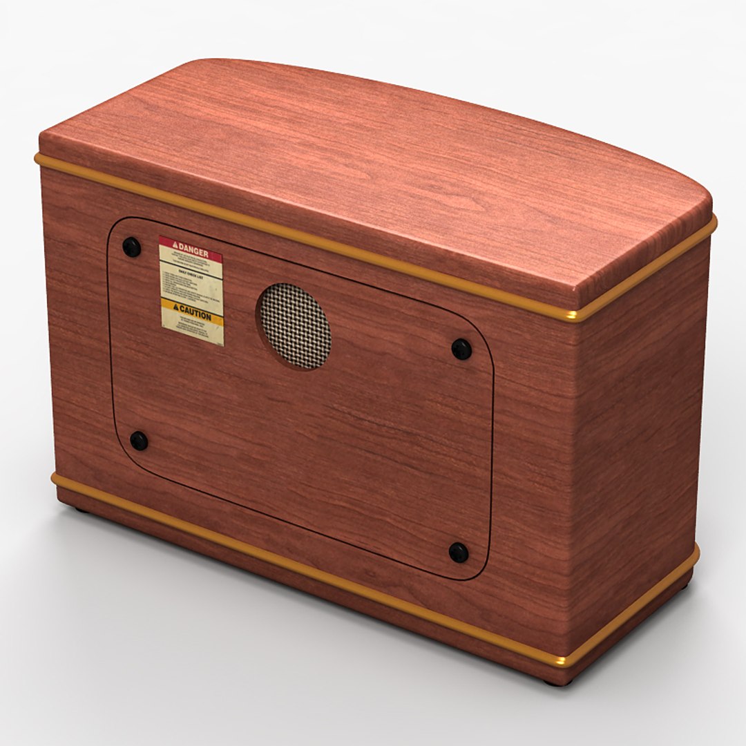 Old Radio 3d Model