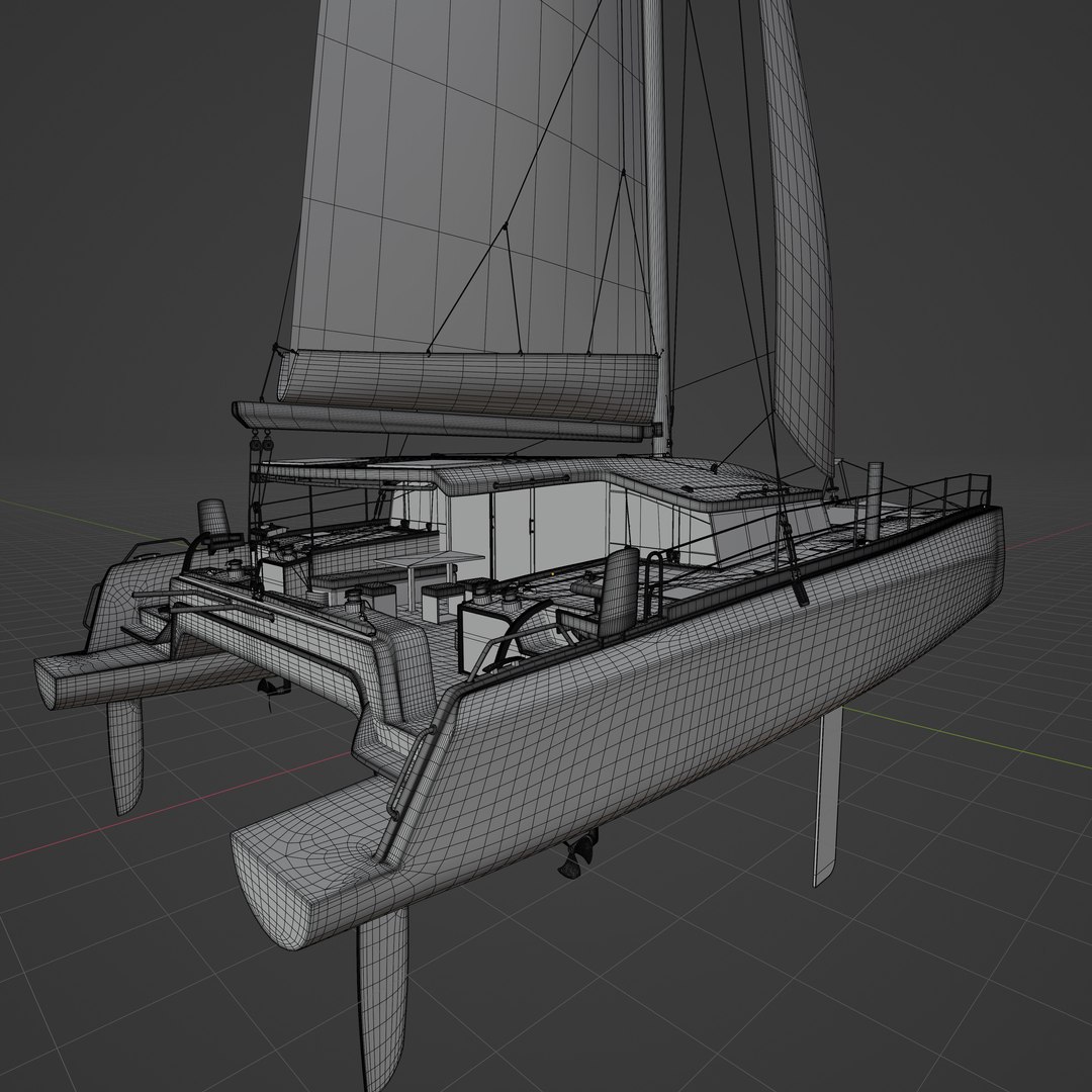 Orc 57 Catamaran 3D High-performance 3D Model - TurboSquid 2179572