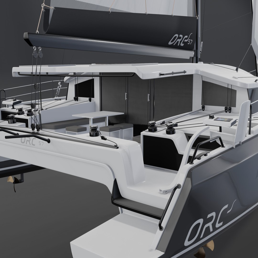 Orc 57 Catamaran 3D High-performance 3D Model - TurboSquid 2179572