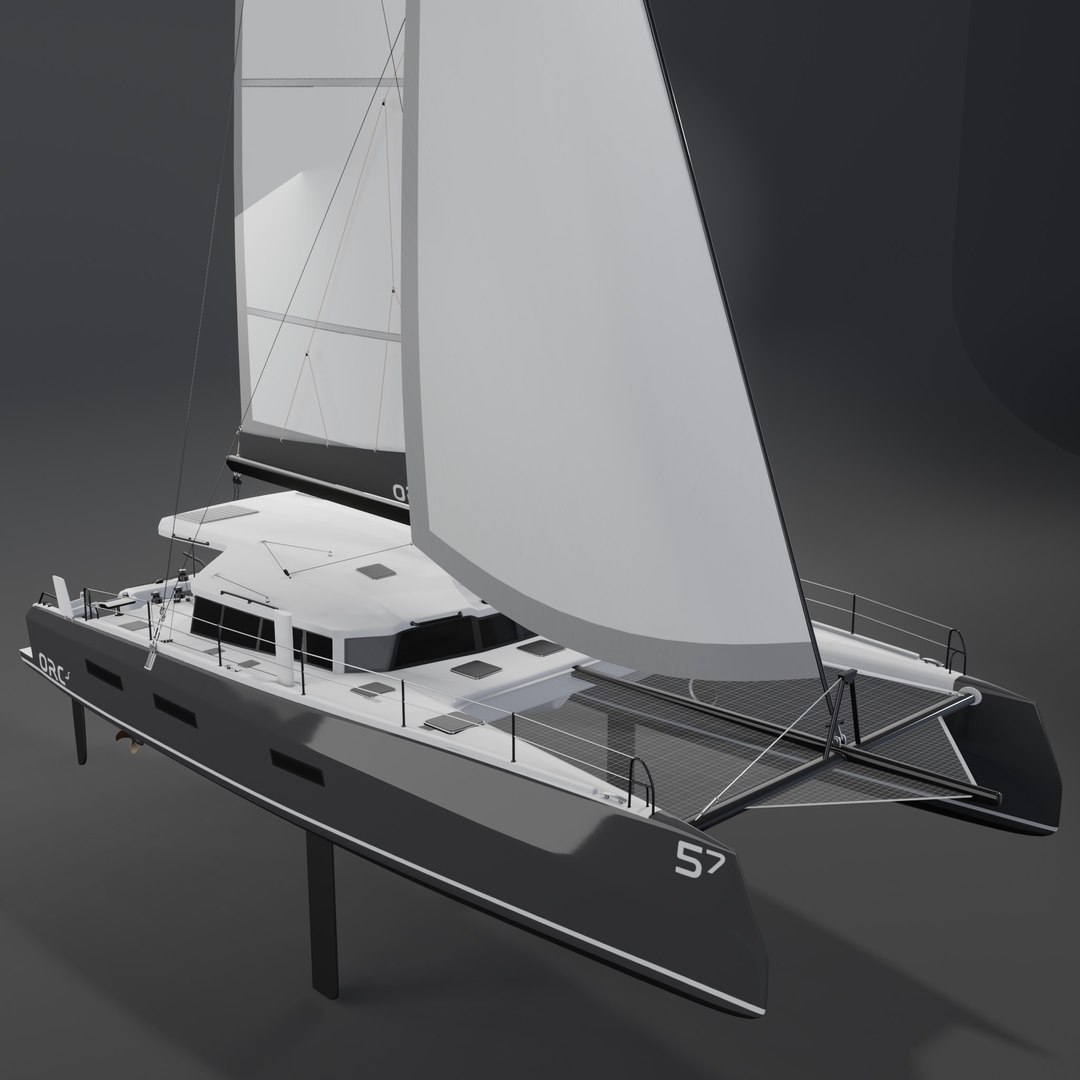 Orc 57 Catamaran 3D High-performance 3D Model - TurboSquid 2179572