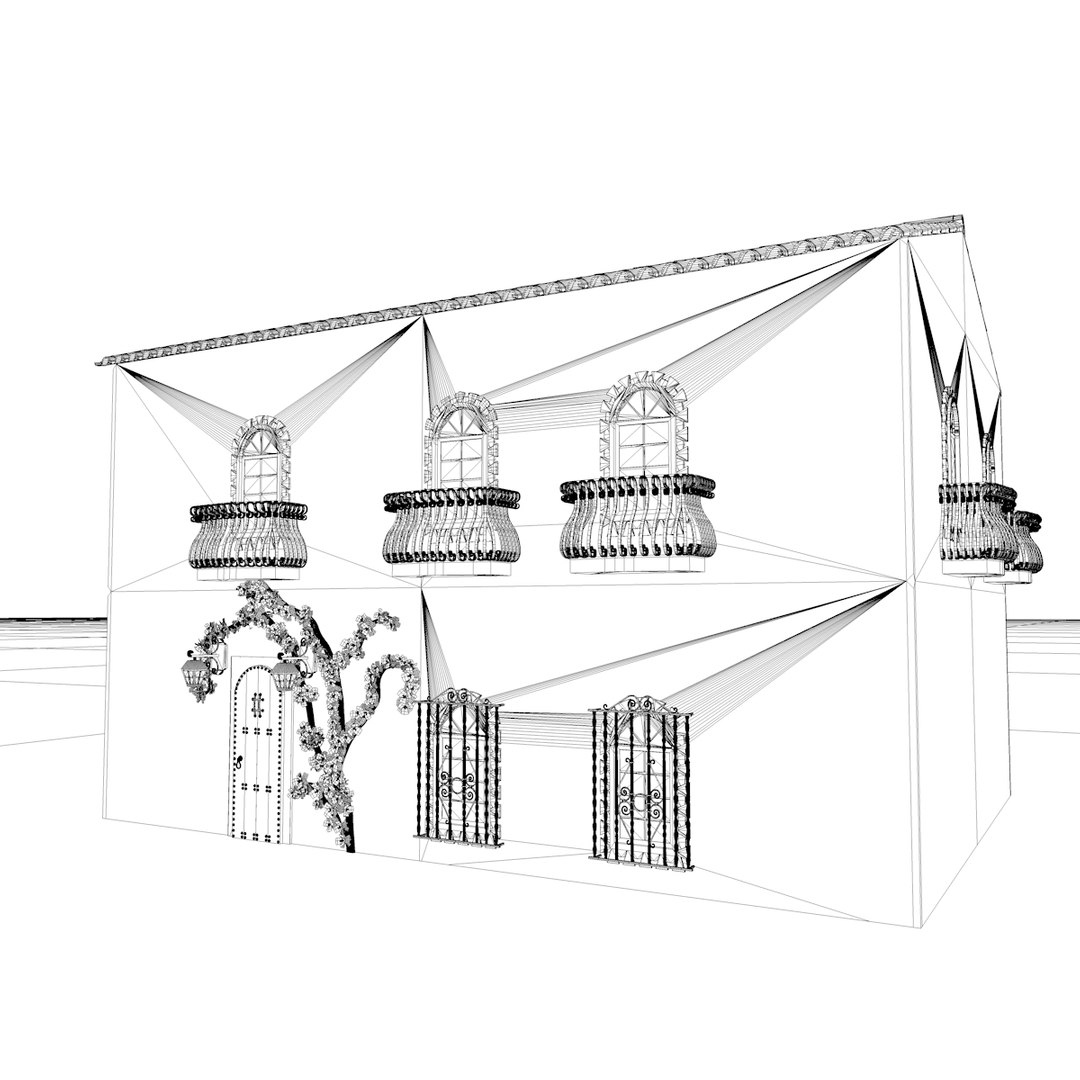 House Windows 3d Model