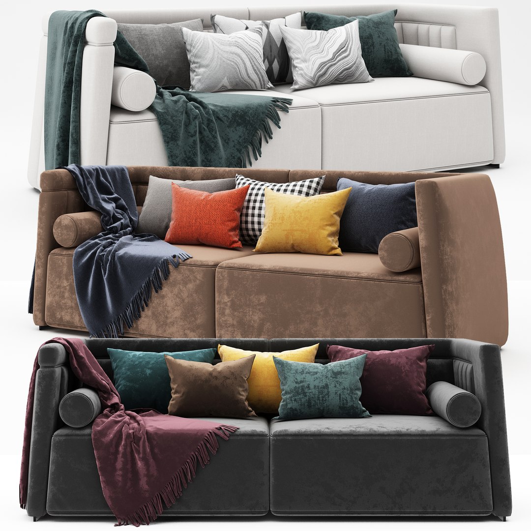 3D modern sofa model - TurboSquid 1506865