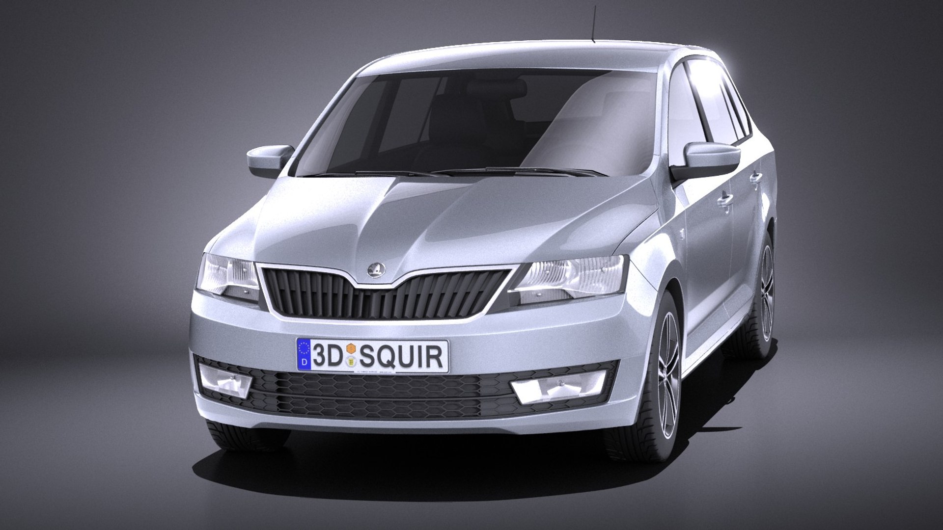 Skoda Rapid Spaceback Model - TurboSquid 1231649