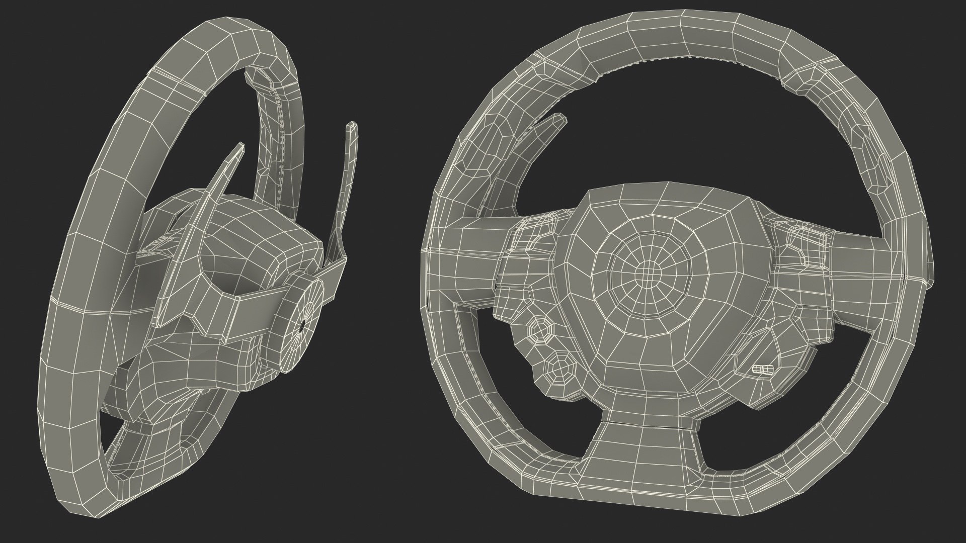 Steering Wheel 3 3D Model - TurboSquid 1515573