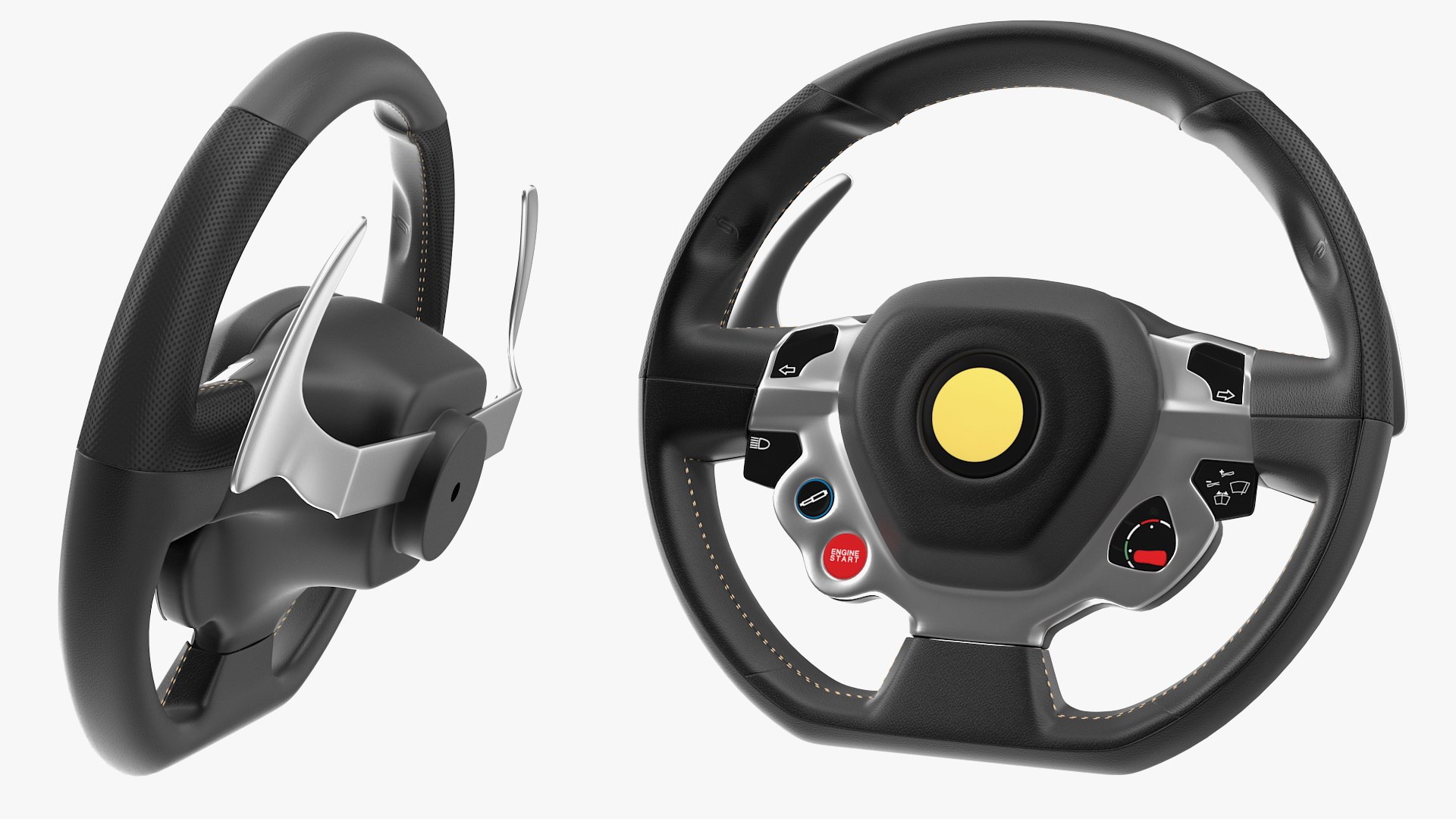 Steering Wheel 3 3D Model - TurboSquid 1515573