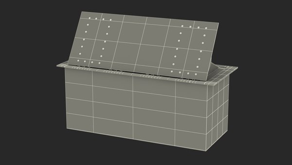 3D Hydraulic Road Blocker model - TurboSquid 1835852