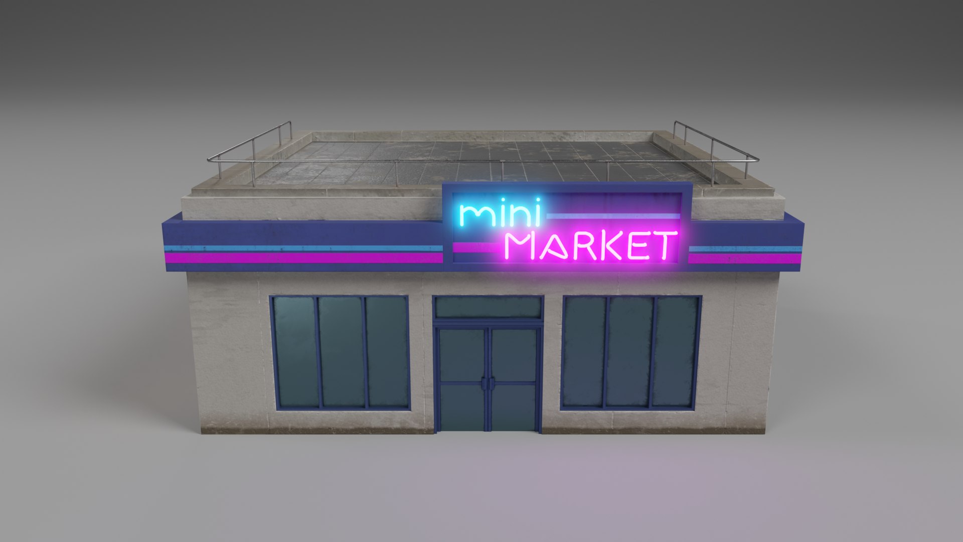 Mini Market Store 3D - TurboSquid 1757481