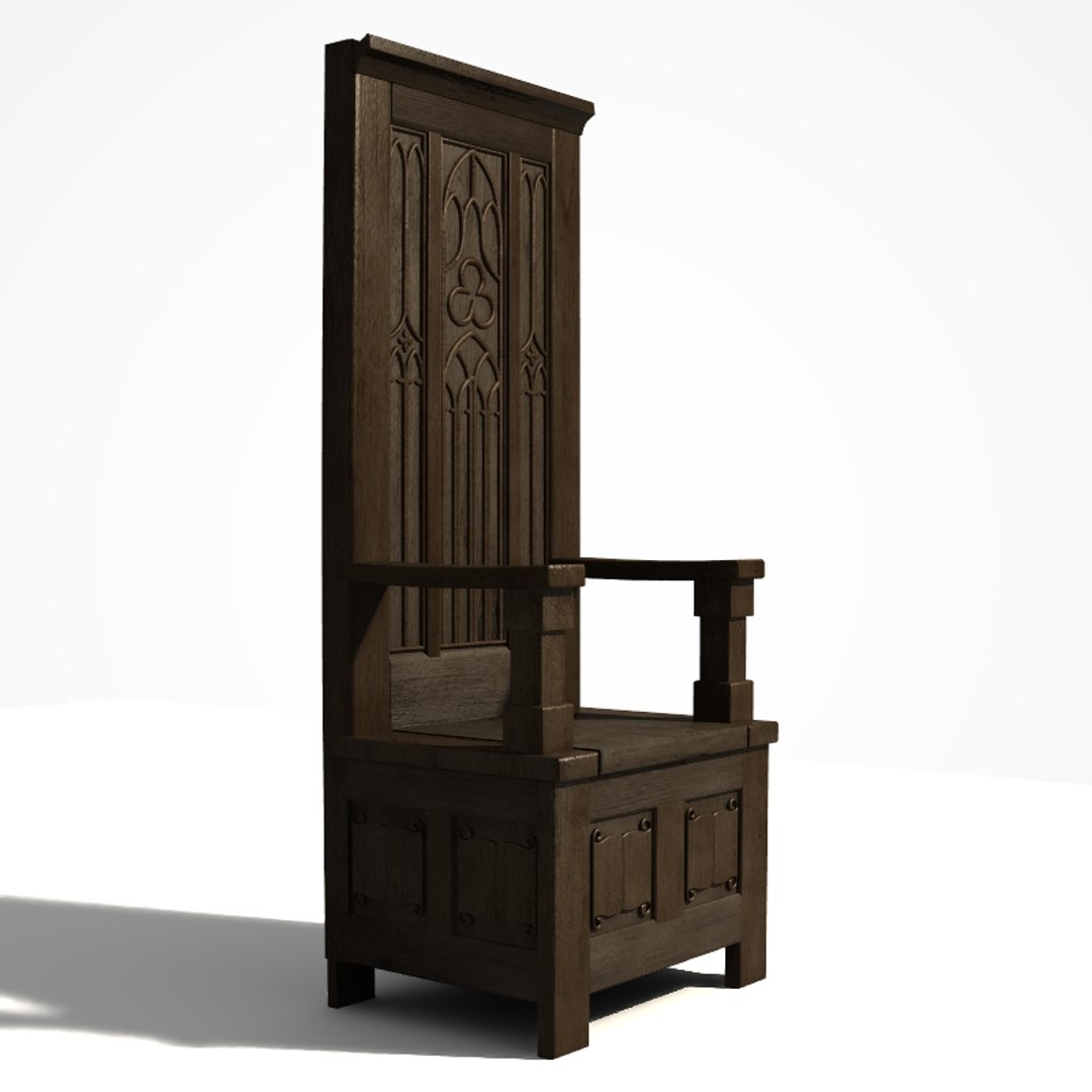 3d Chair Throne Model