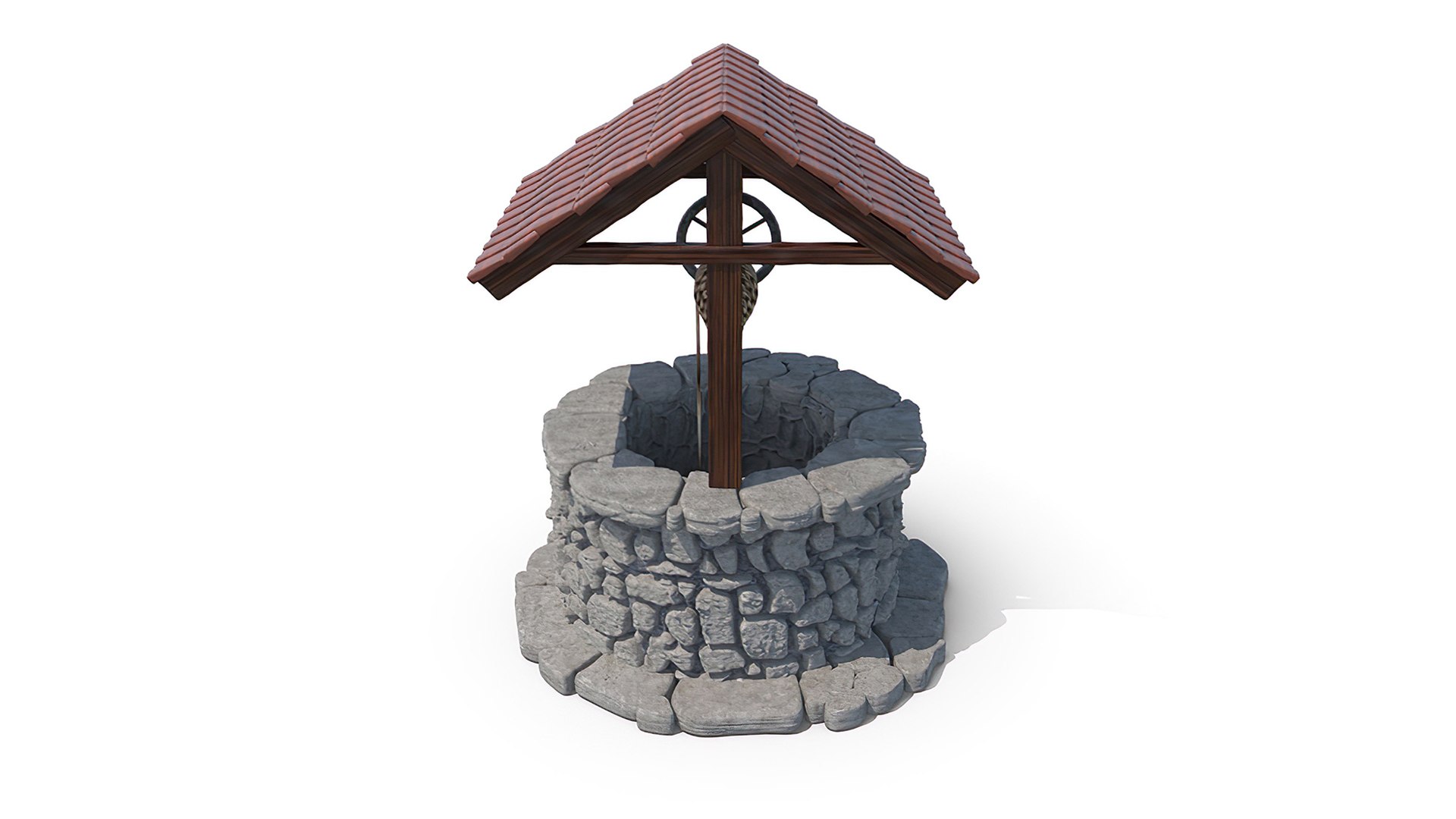 Old Well 3D Model - TurboSquid 2053988
