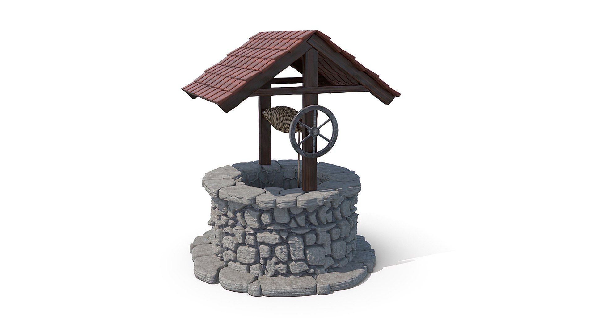 Old Well 3D Model - TurboSquid 2053988