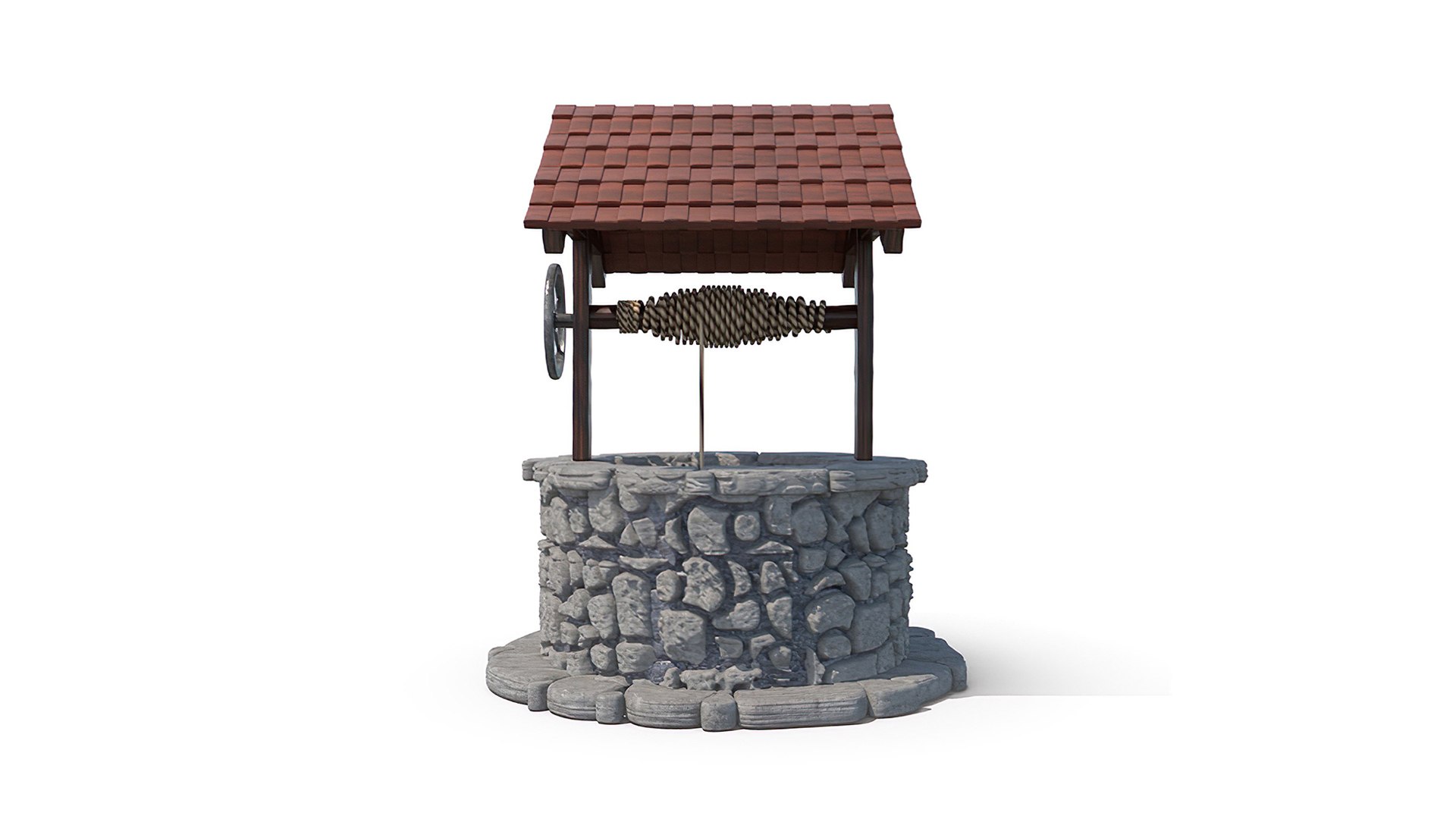 Old Well 3D Model - TurboSquid 2053988