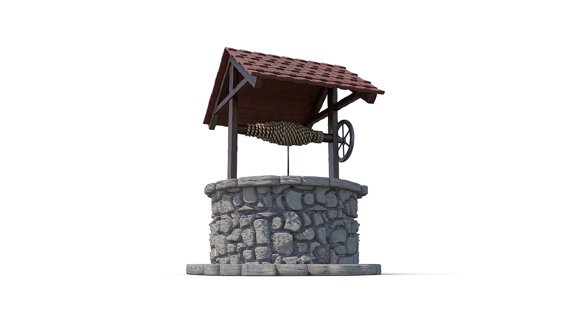 Old Well 3D Model - TurboSquid 2053988
