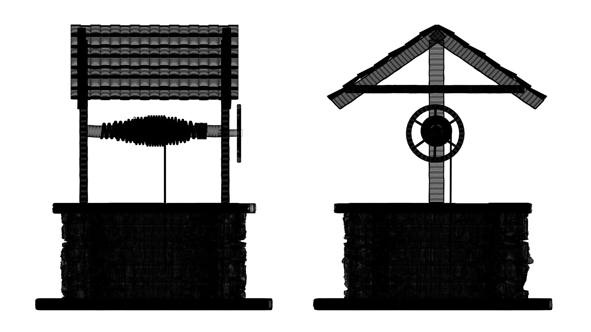 Old Well 3D Model - TurboSquid 2053988