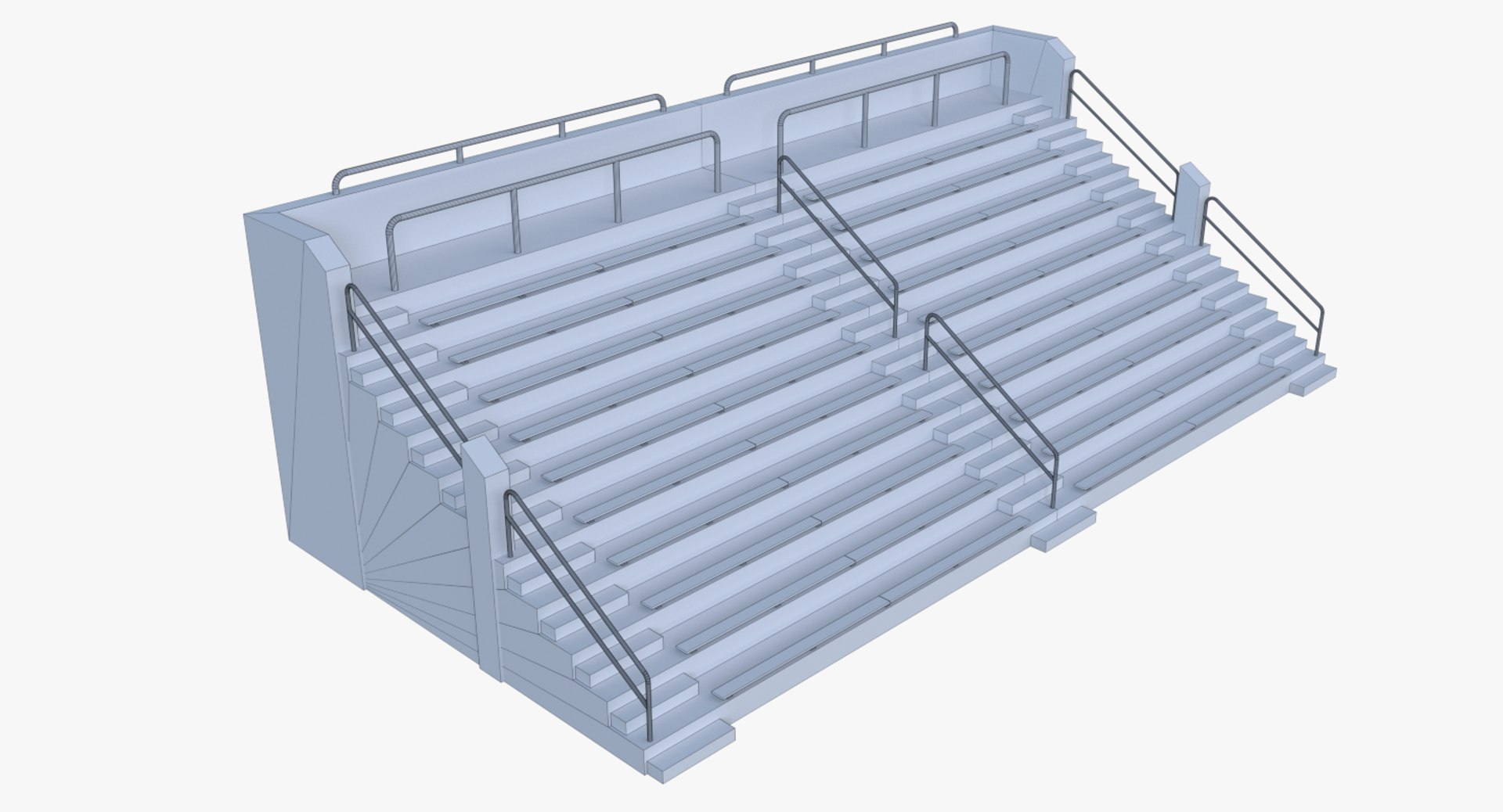 Bleacher Blender Obj