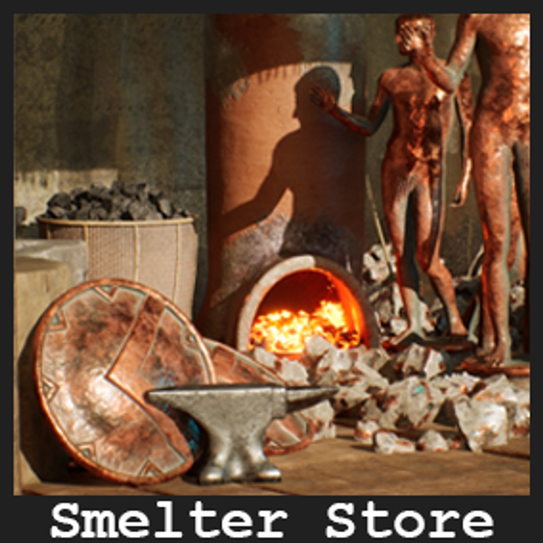 Smelter Store 21 Assets 3D Model - TurboSquid 2193686