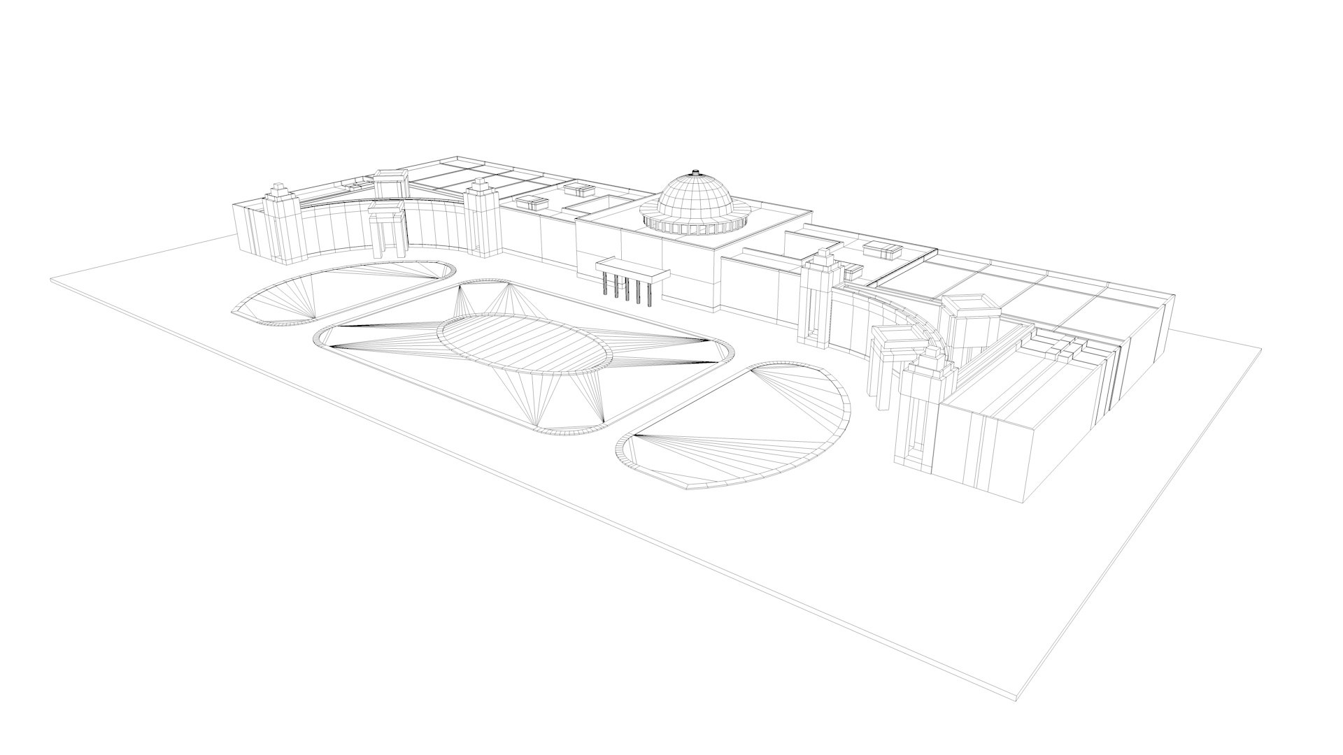 Republican Palace Baghdad Model - TurboSquid 1974869