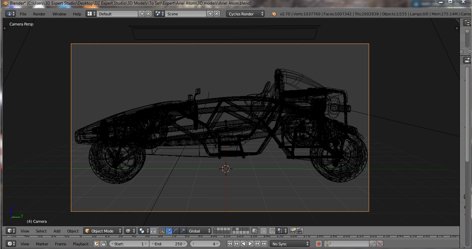 3d Model Ariel Atom