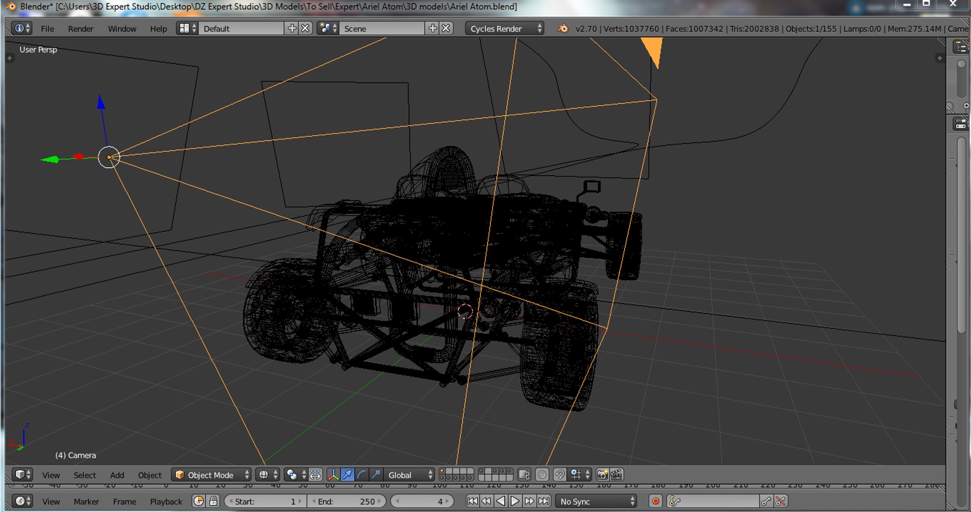 3d Model Ariel Atom