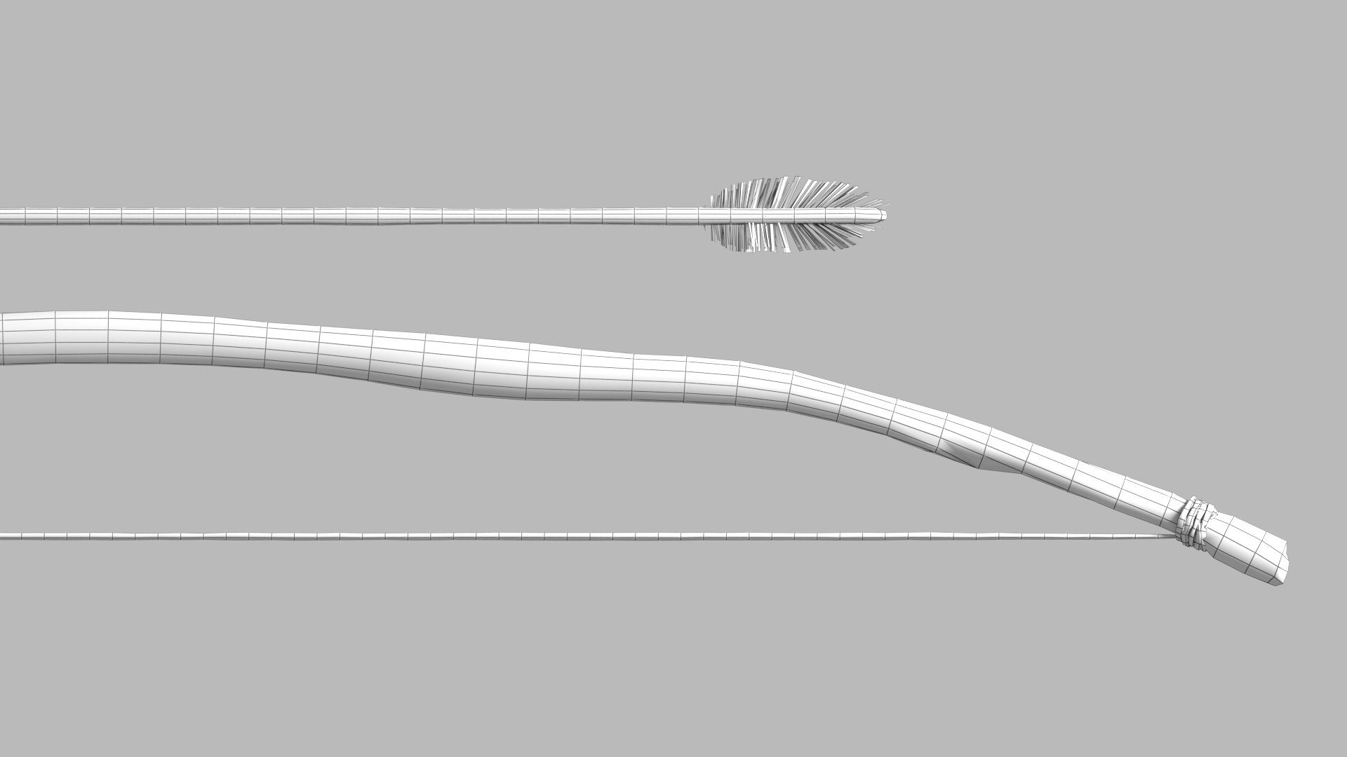 WOODEN BOW 3D REALISTIC Model - TurboSquid 2049527