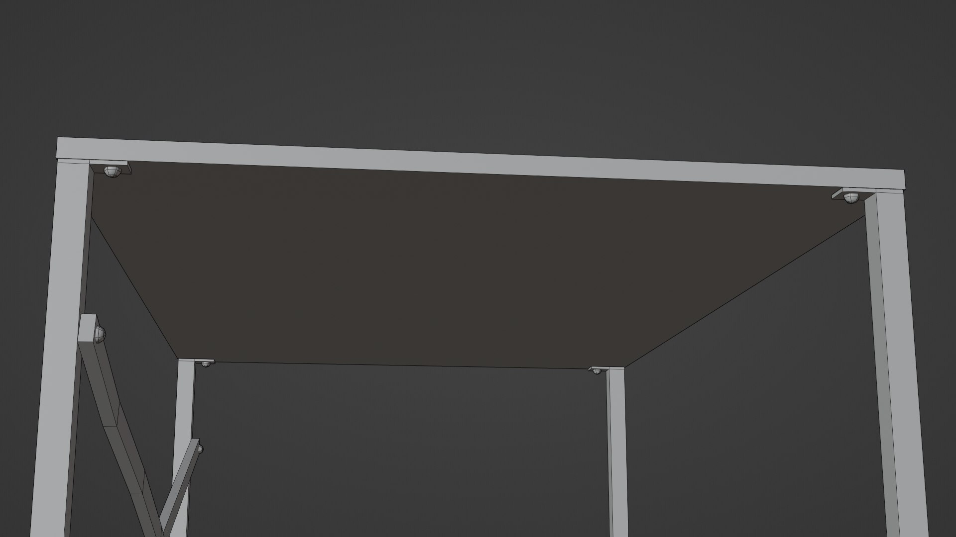 Walnut Wood Table Low Poly 3D Model - TurboSquid 1846283