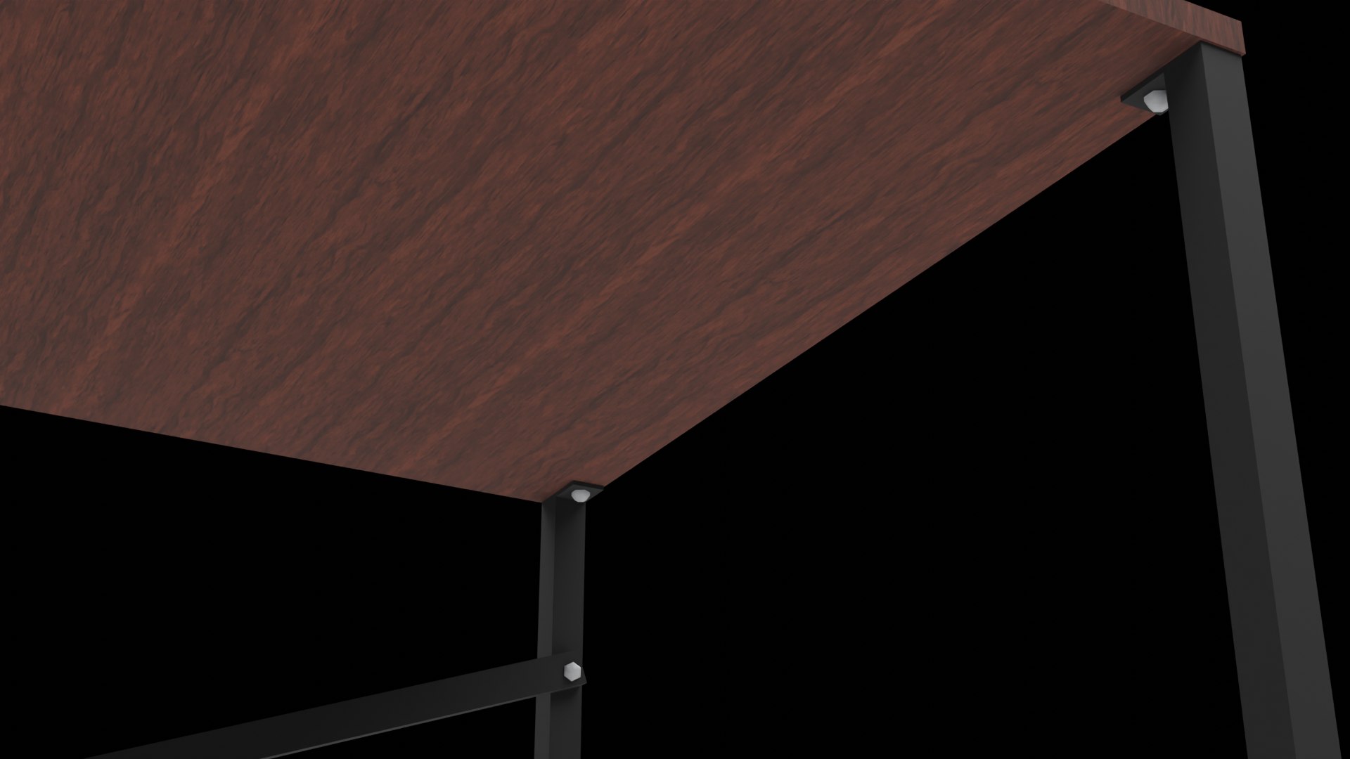 Walnut Wood Table Low Poly 3D Model - TurboSquid 1846283