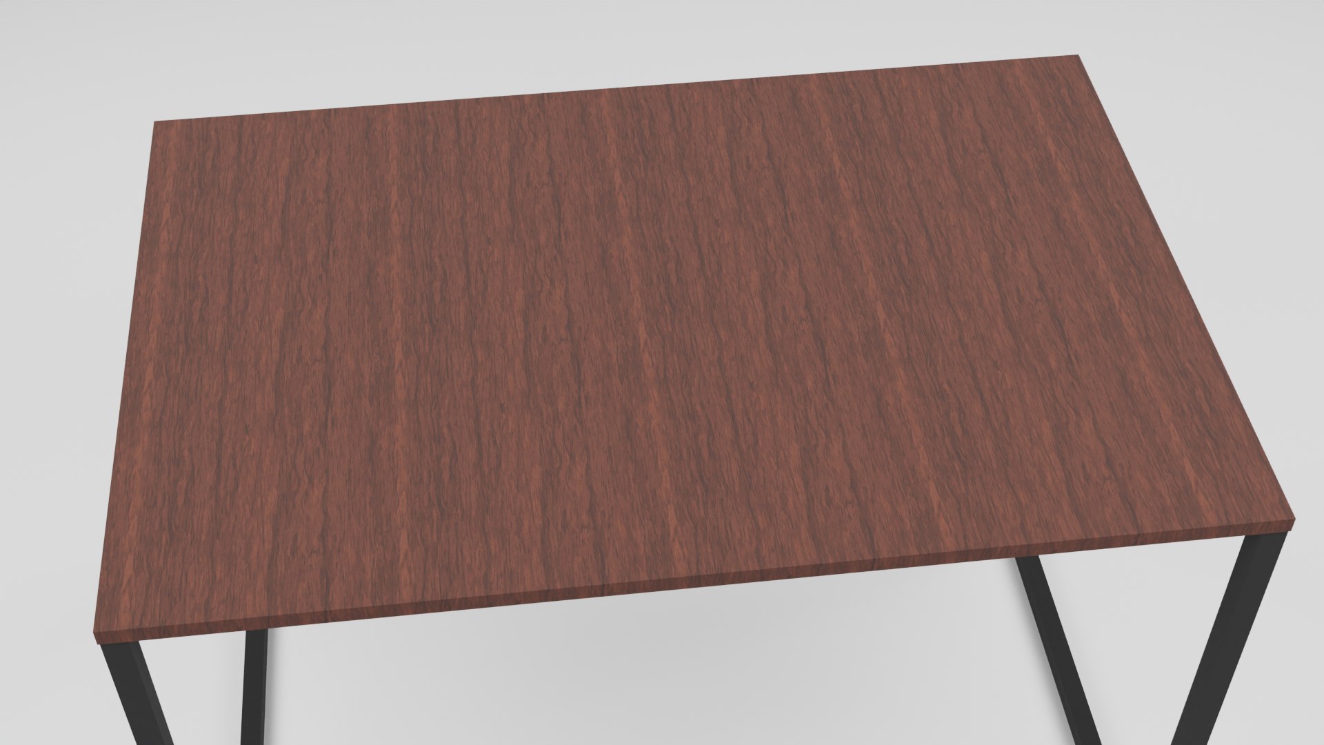 Walnut Wood Table Low Poly 3D Model - TurboSquid 1846283