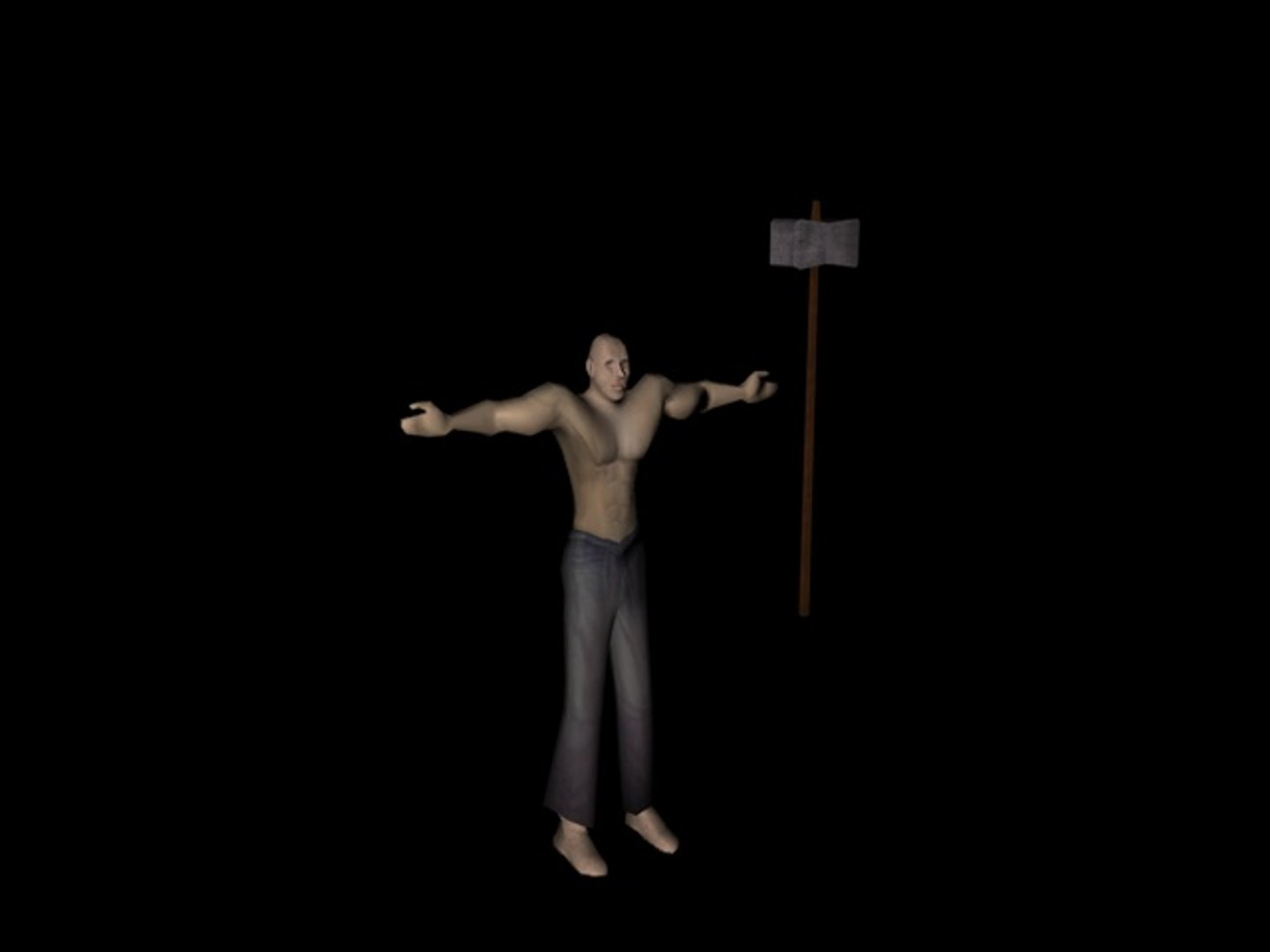 Free Obj Model Hammer Soldier