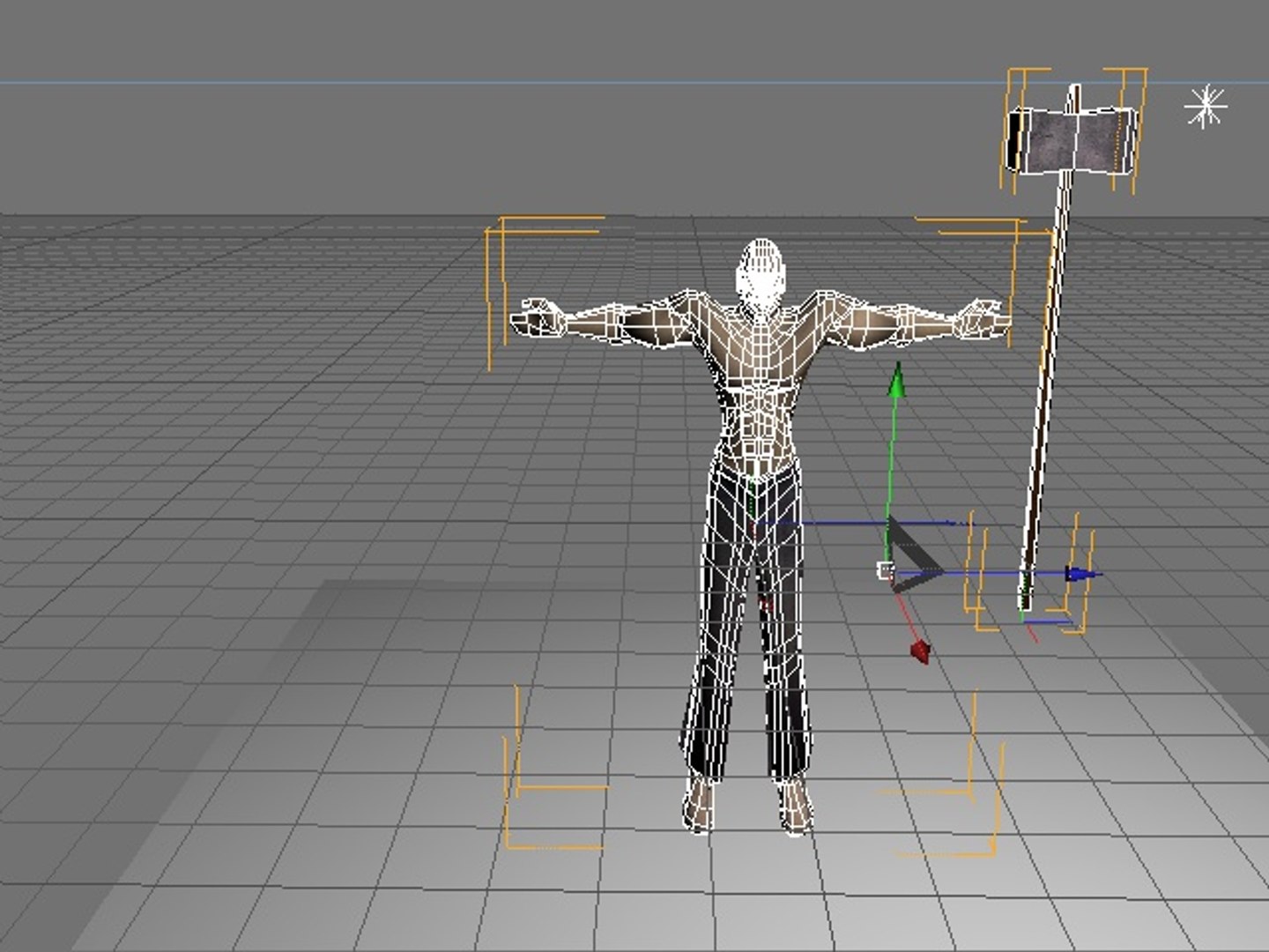 Free Obj Model Hammer Soldier