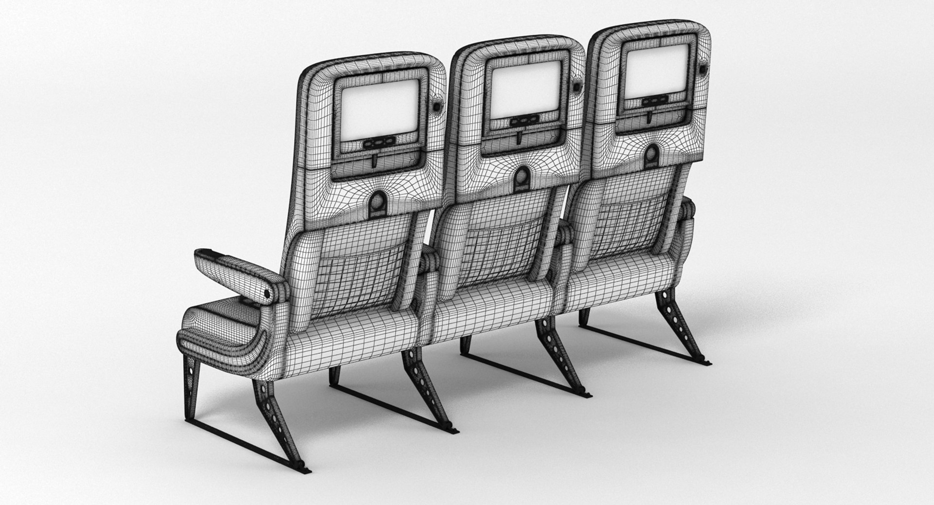 3d Model Of Airplane Chair