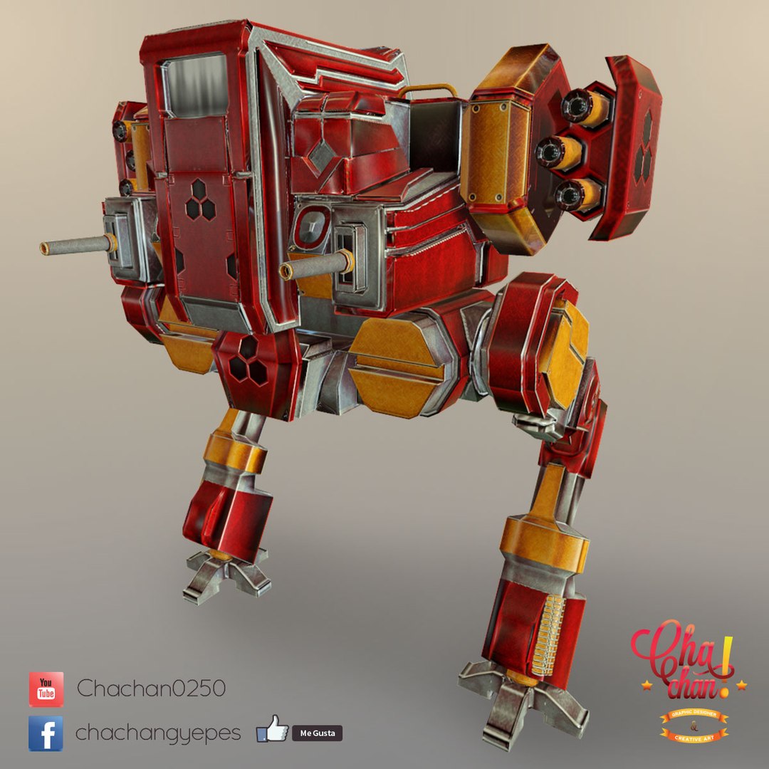 mech robot 3d model