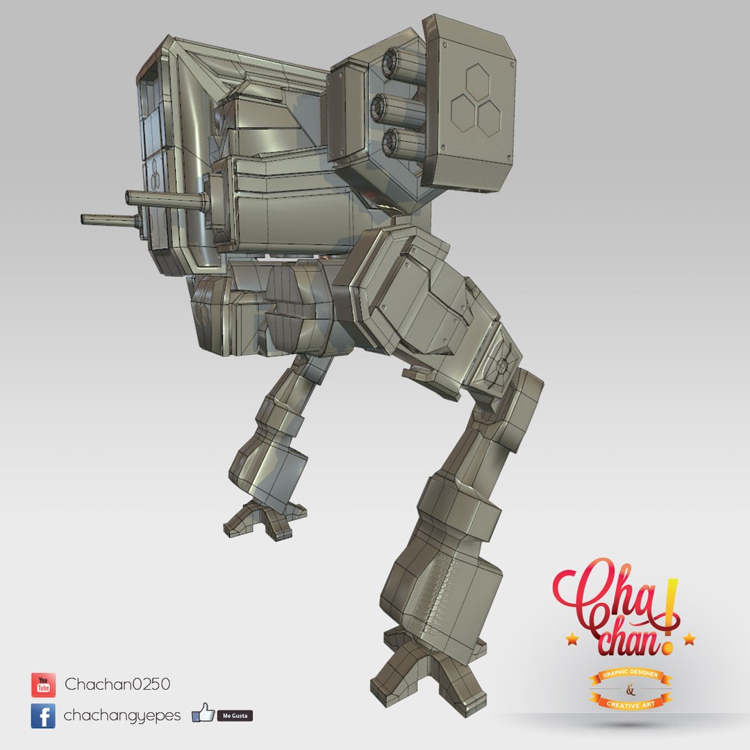 mech robot 3d model