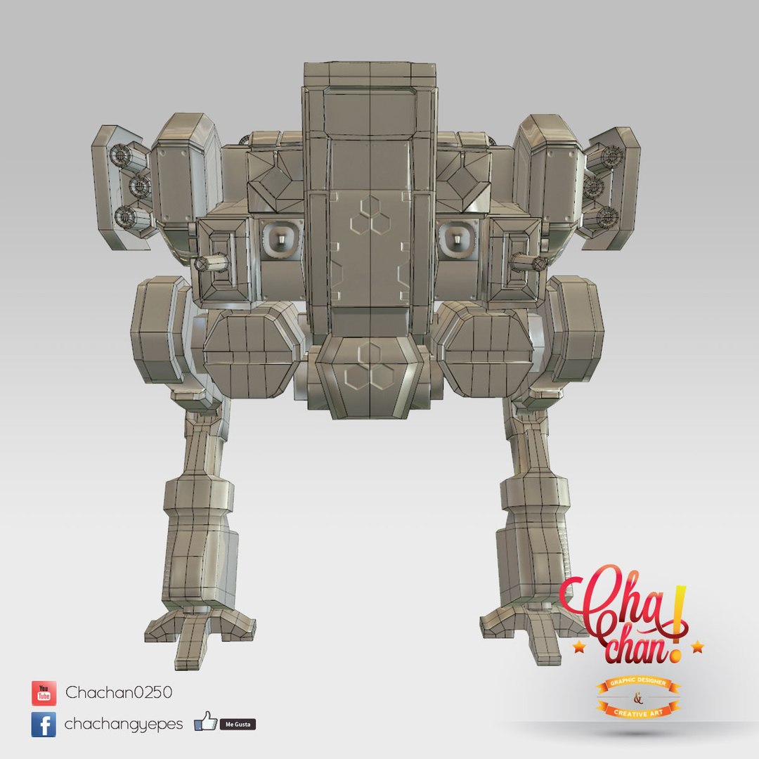 mech robot 3d model