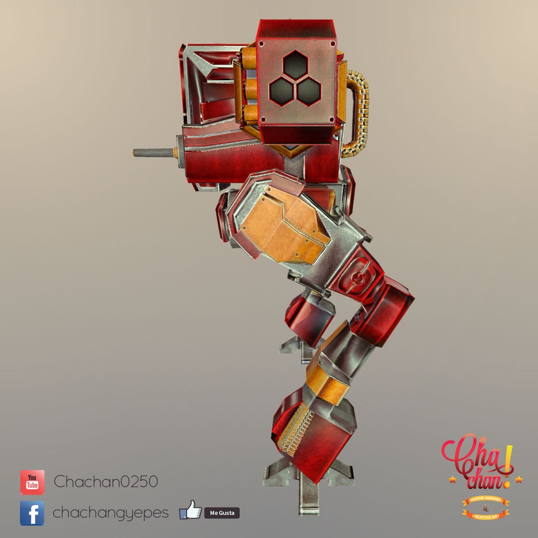 mech robot 3d model