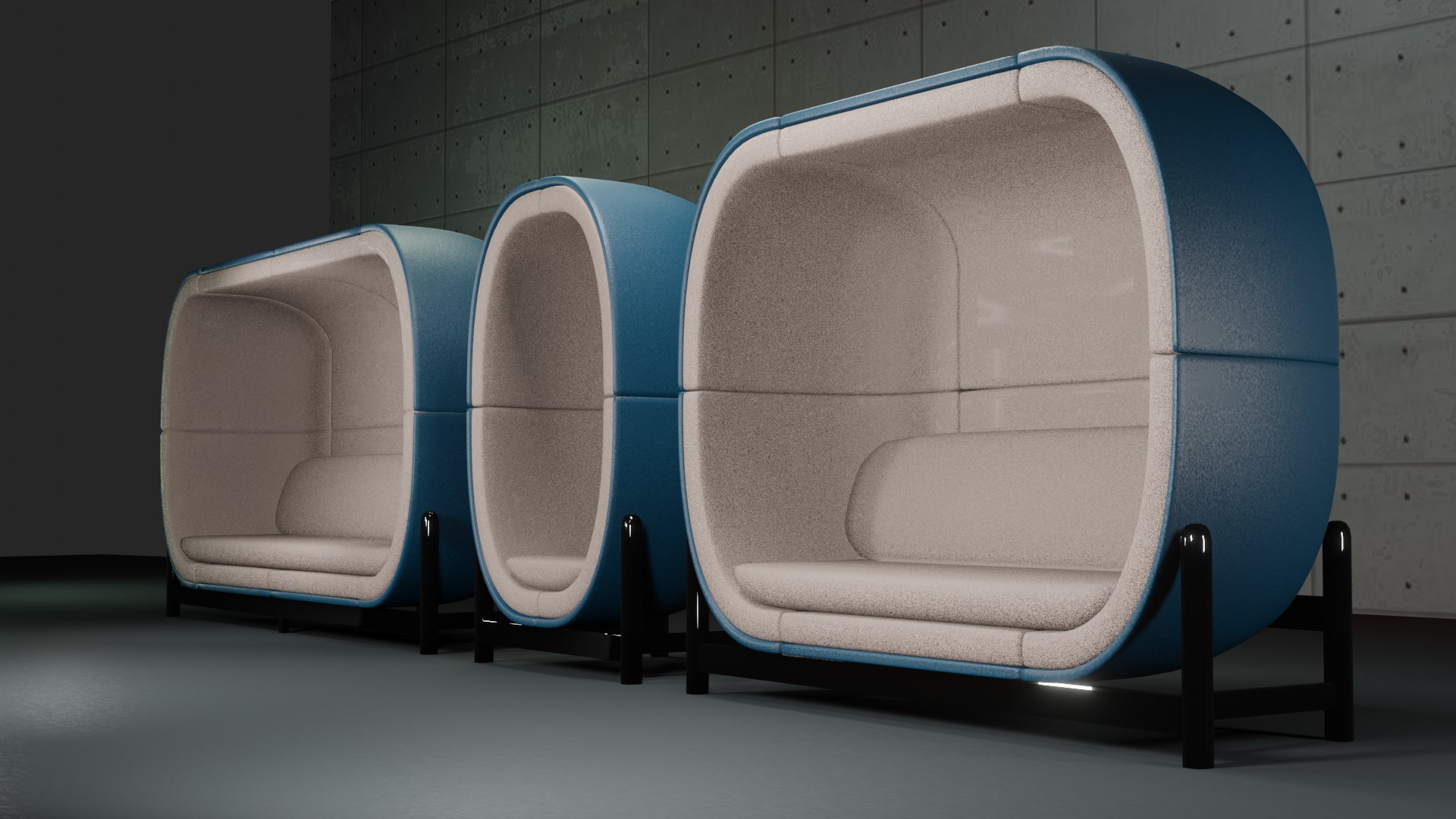 3D Office Pod Model - TurboSquid 1616153