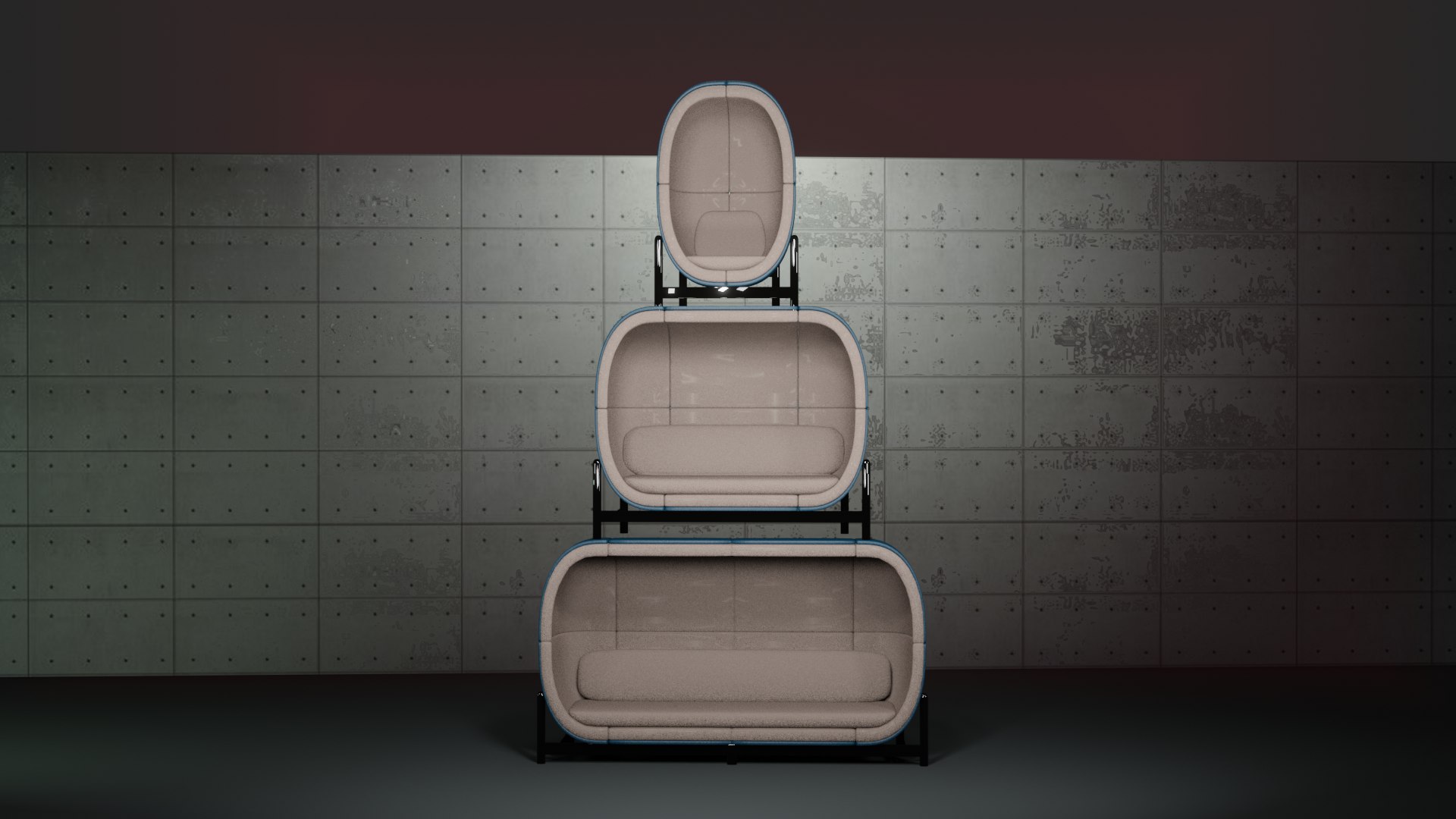 3D Office Pod Model - TurboSquid 1616153