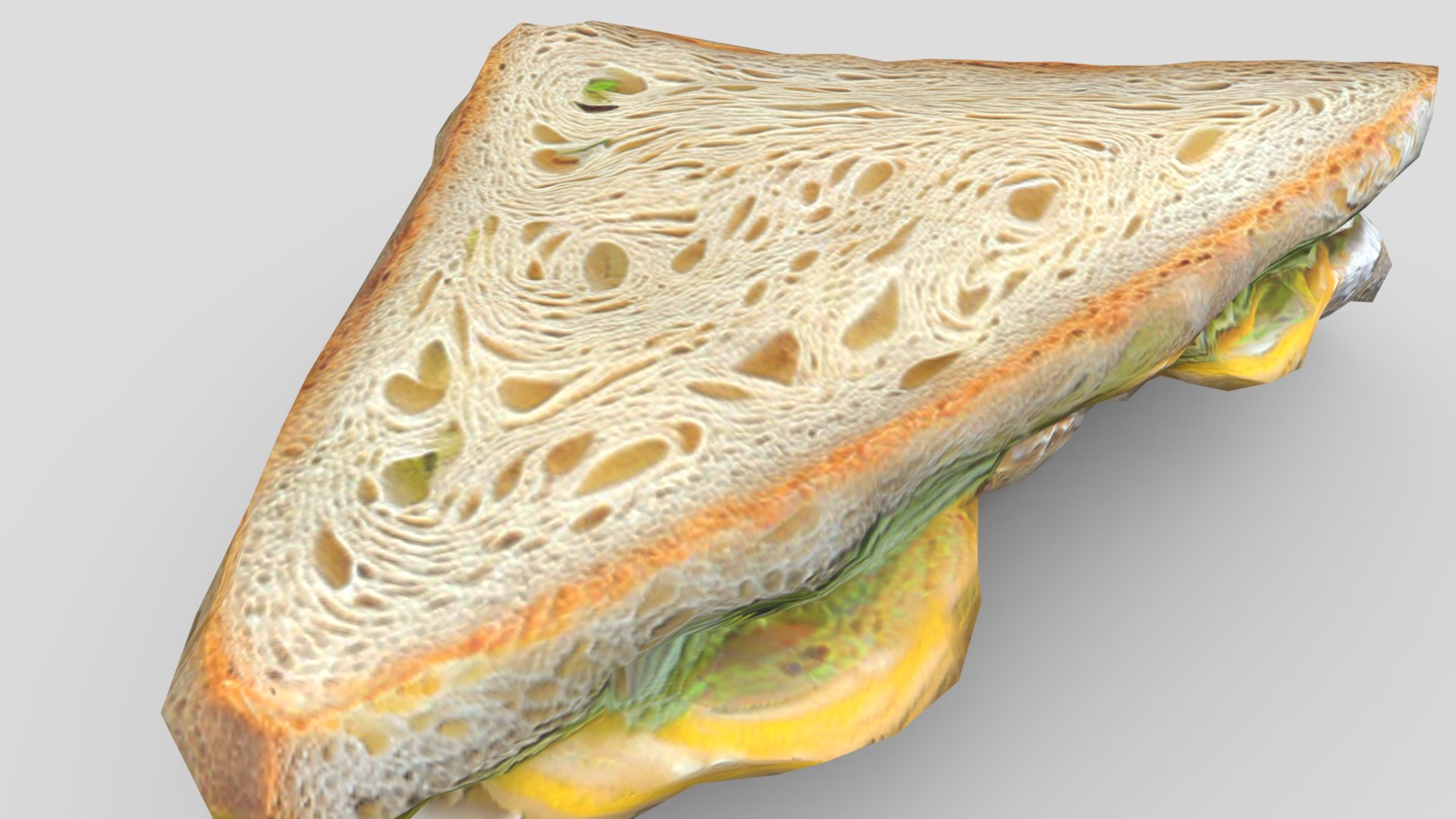 3D Slice Of A Sandwich - TurboSquid 2210269
