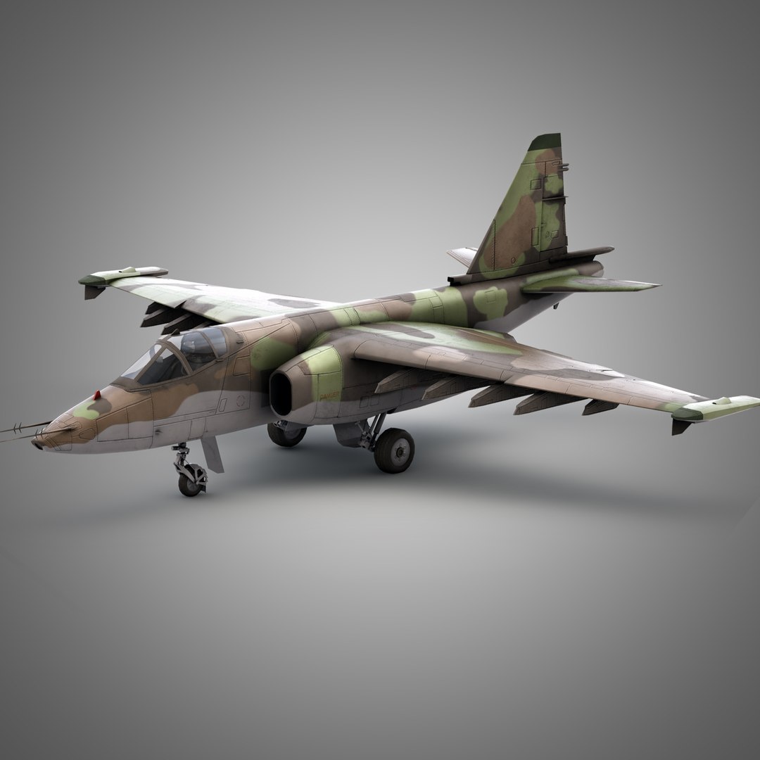 3d Model Su-25 Frogfoot