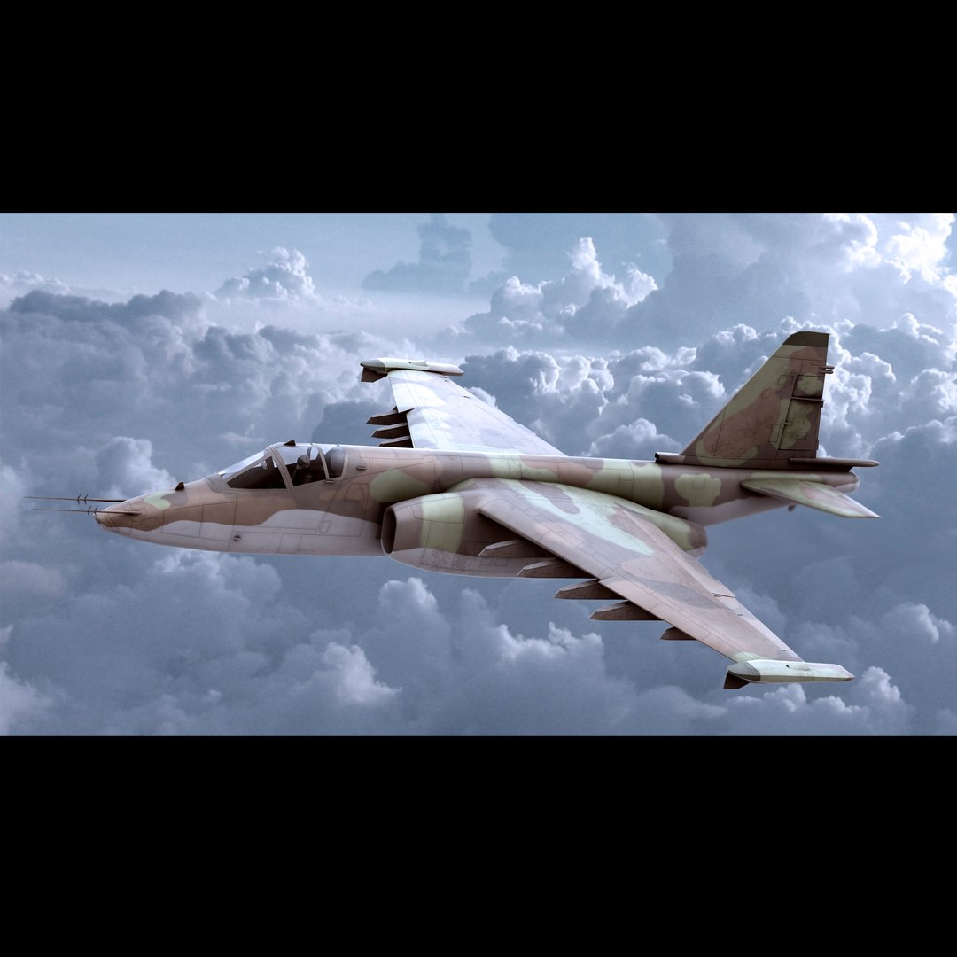 3d Model Su-25 Frogfoot
