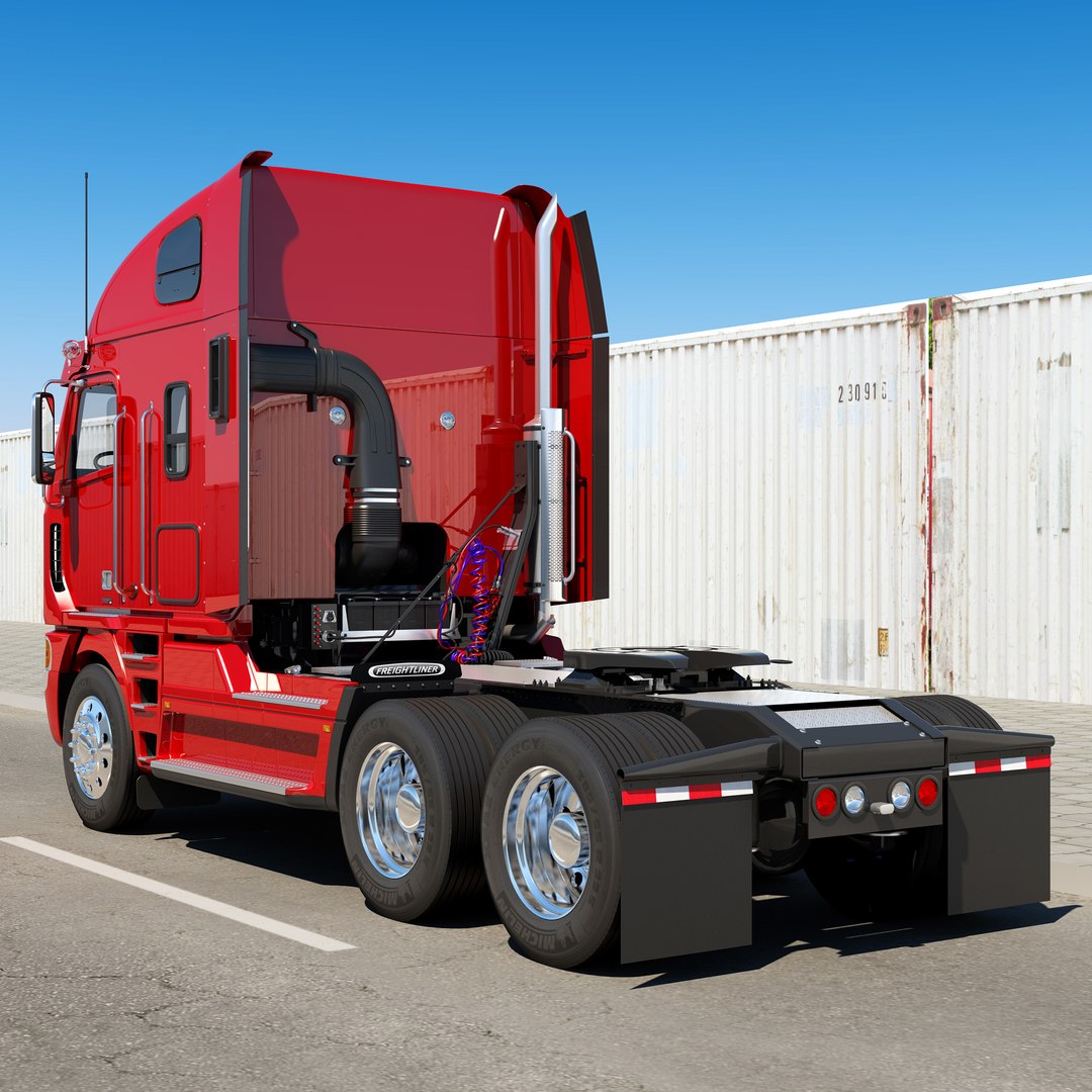 3D Freightliner Tank Tanker Model - TurboSquid 1202457