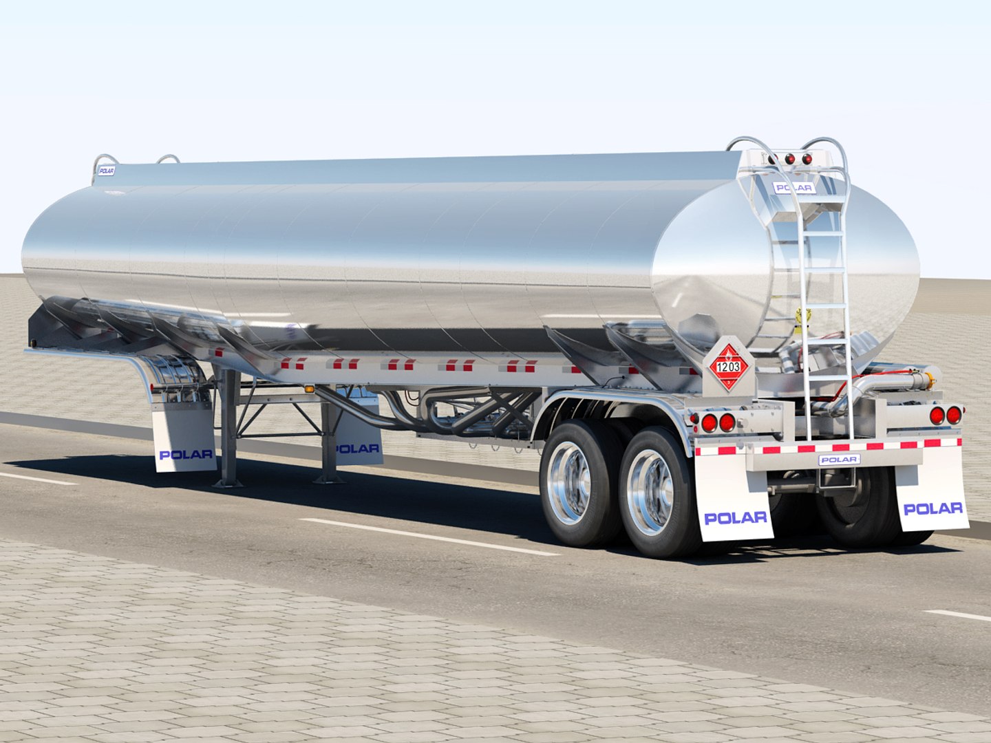 3D Freightliner Tank Tanker Model - TurboSquid 1202457