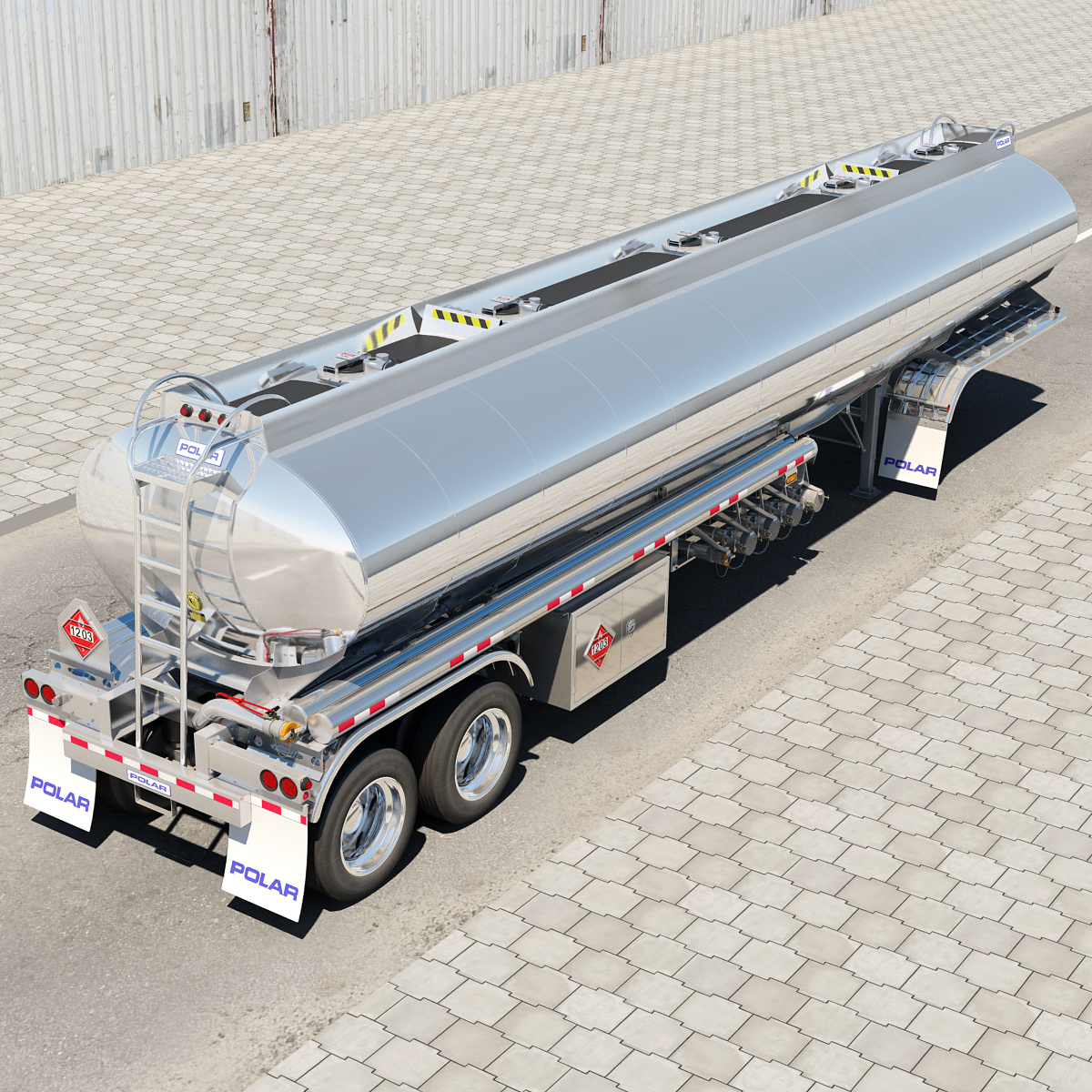 3D freightliner tank tanker model - TurboSquid 1202457