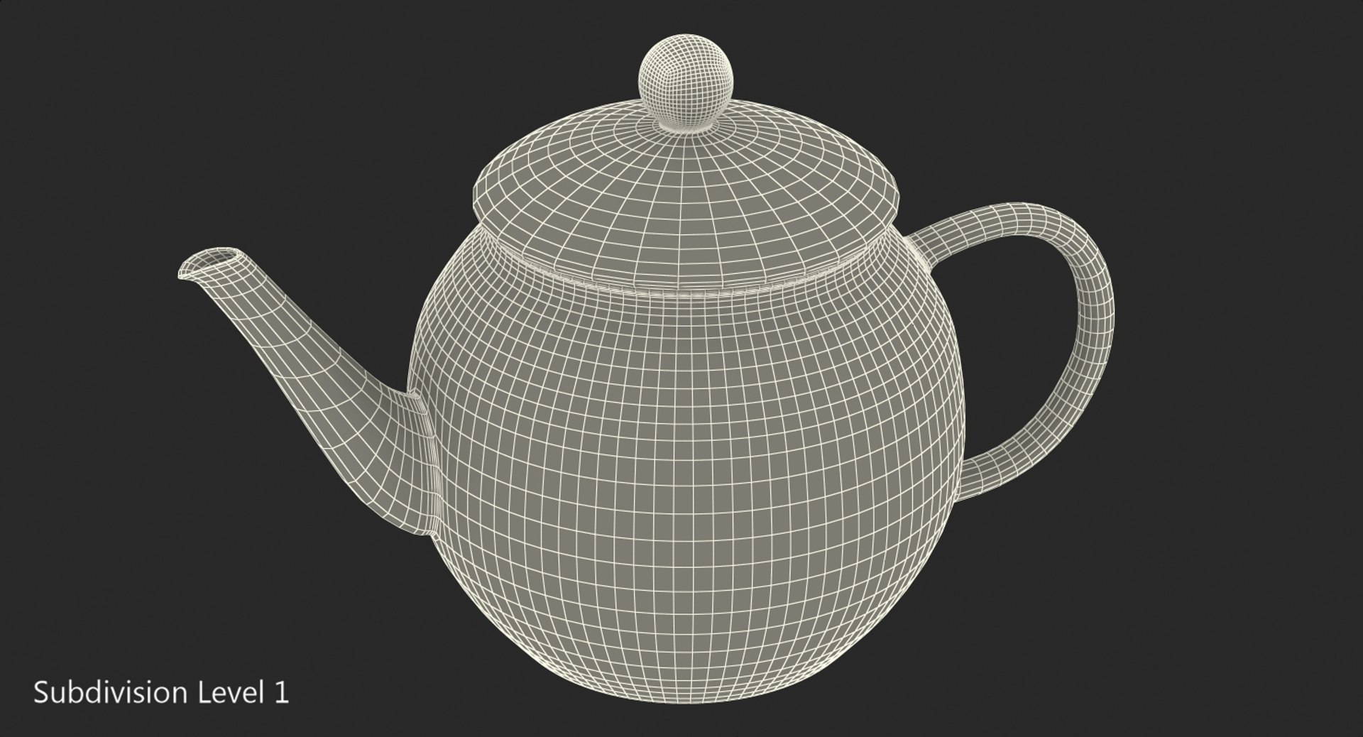 Blue Classic Ceramic Teapot 3D Model - TurboSquid 1297613