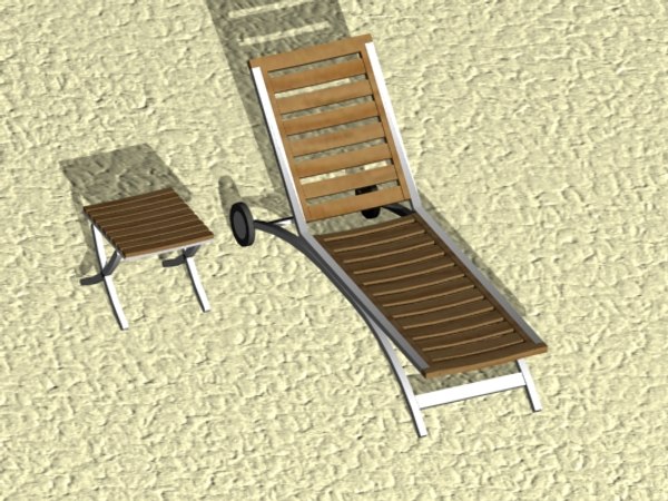 beach bench 3d max